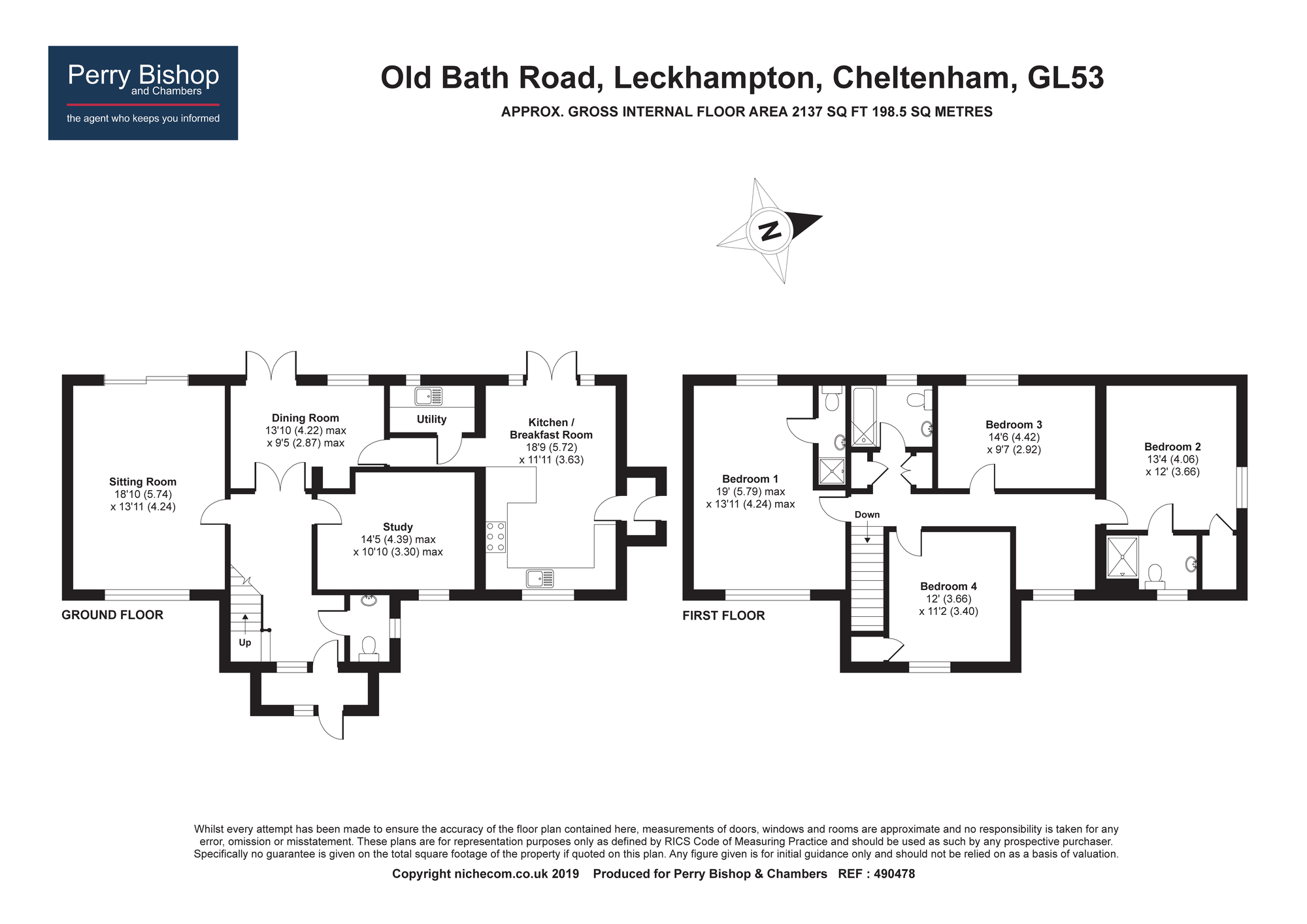 Old Bath Road, Leckhampton, Cheltenham GL53, 4 bedroom detached house ...