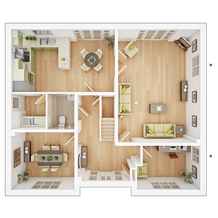 "The Wayford - Plot 76" at Barnfield Avenue, Luton LU2, 5 bedroom ...