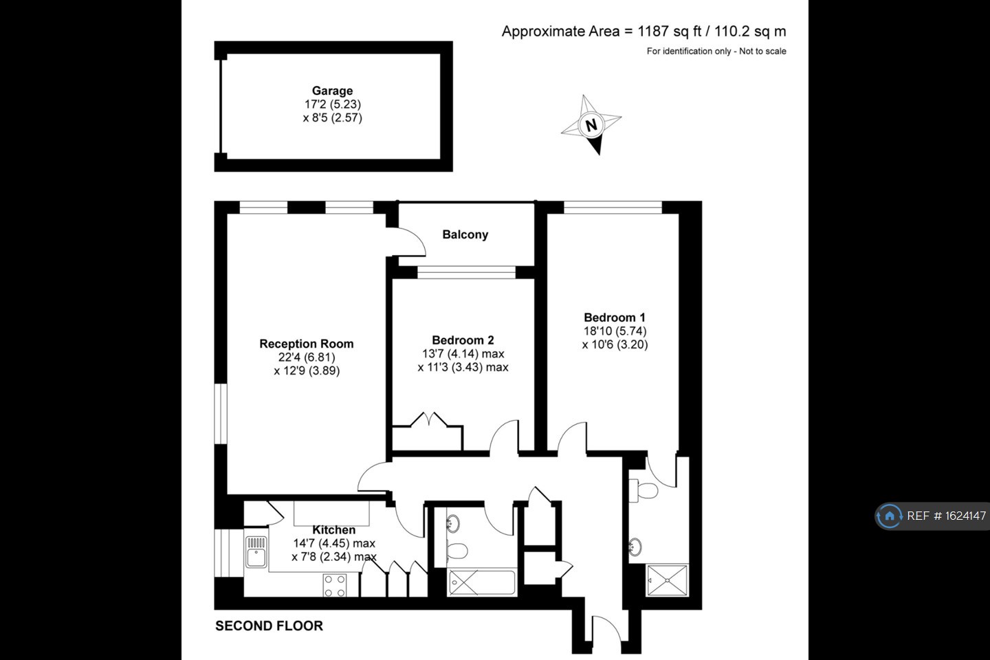 Fern Court, Beckenham BR3, 2 bedroom flat to rent - 63985598 ...