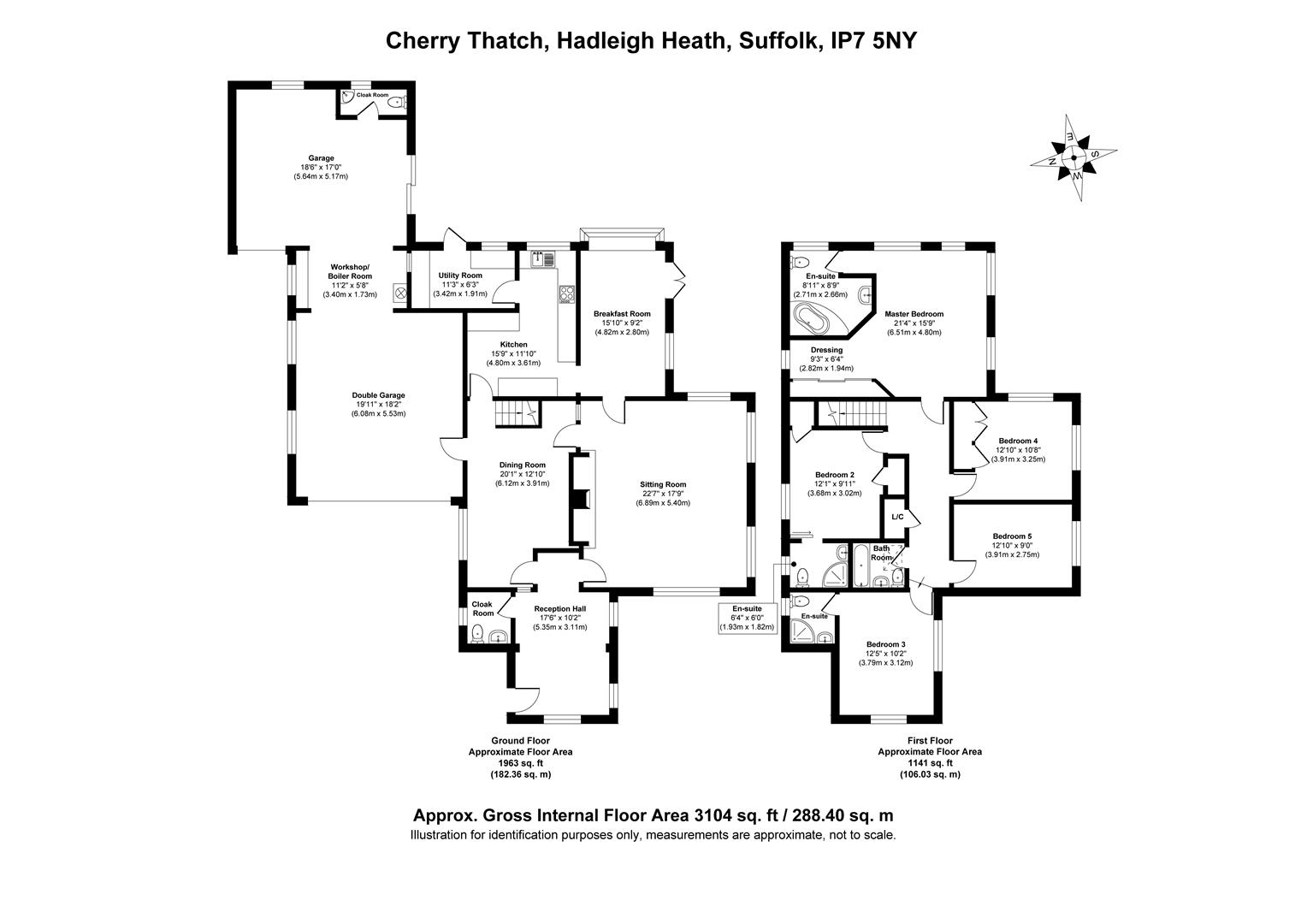 Free property report Cherry Thatch, Hadleigh Heath, Polstead, IP7 5NY ...