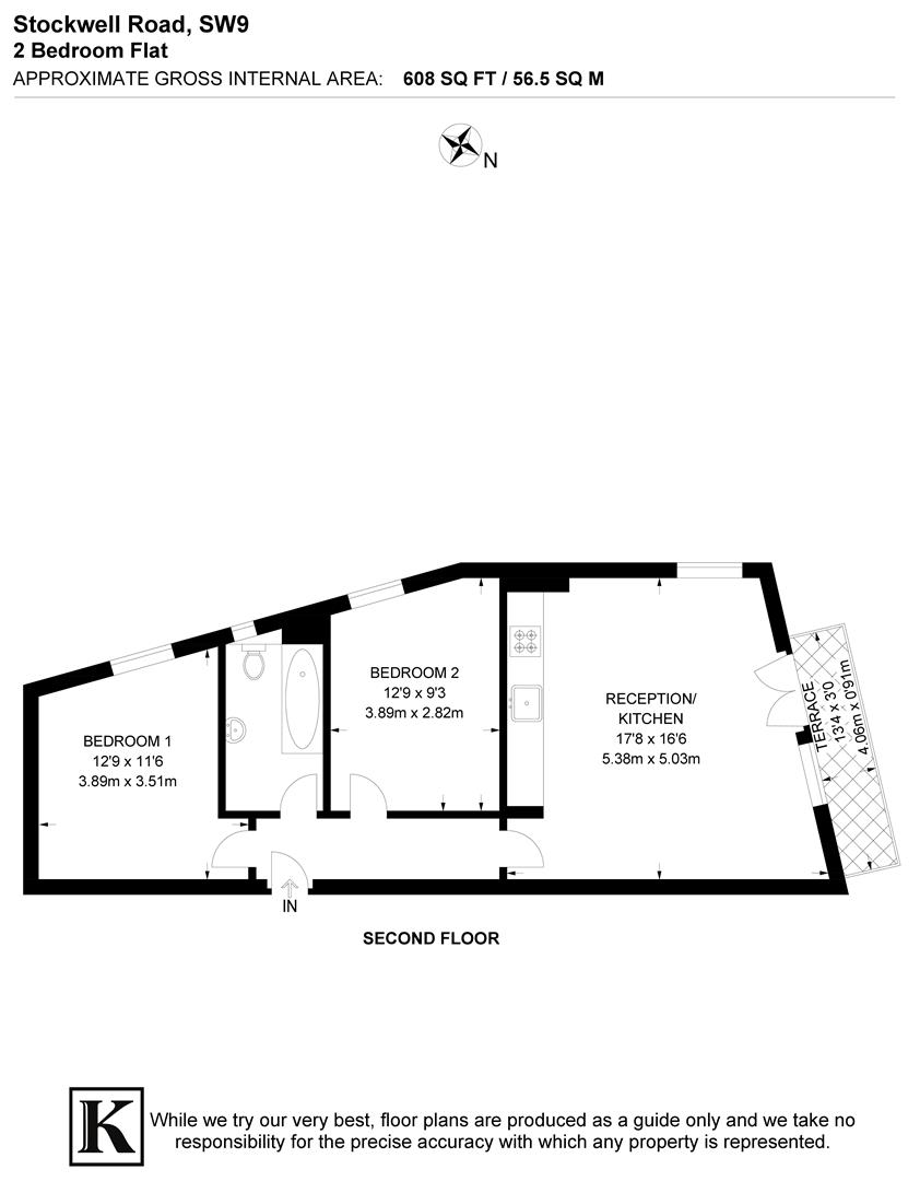 Stockwell Road, London SW9, 2 bedroom flat for sale - 66807283 ...