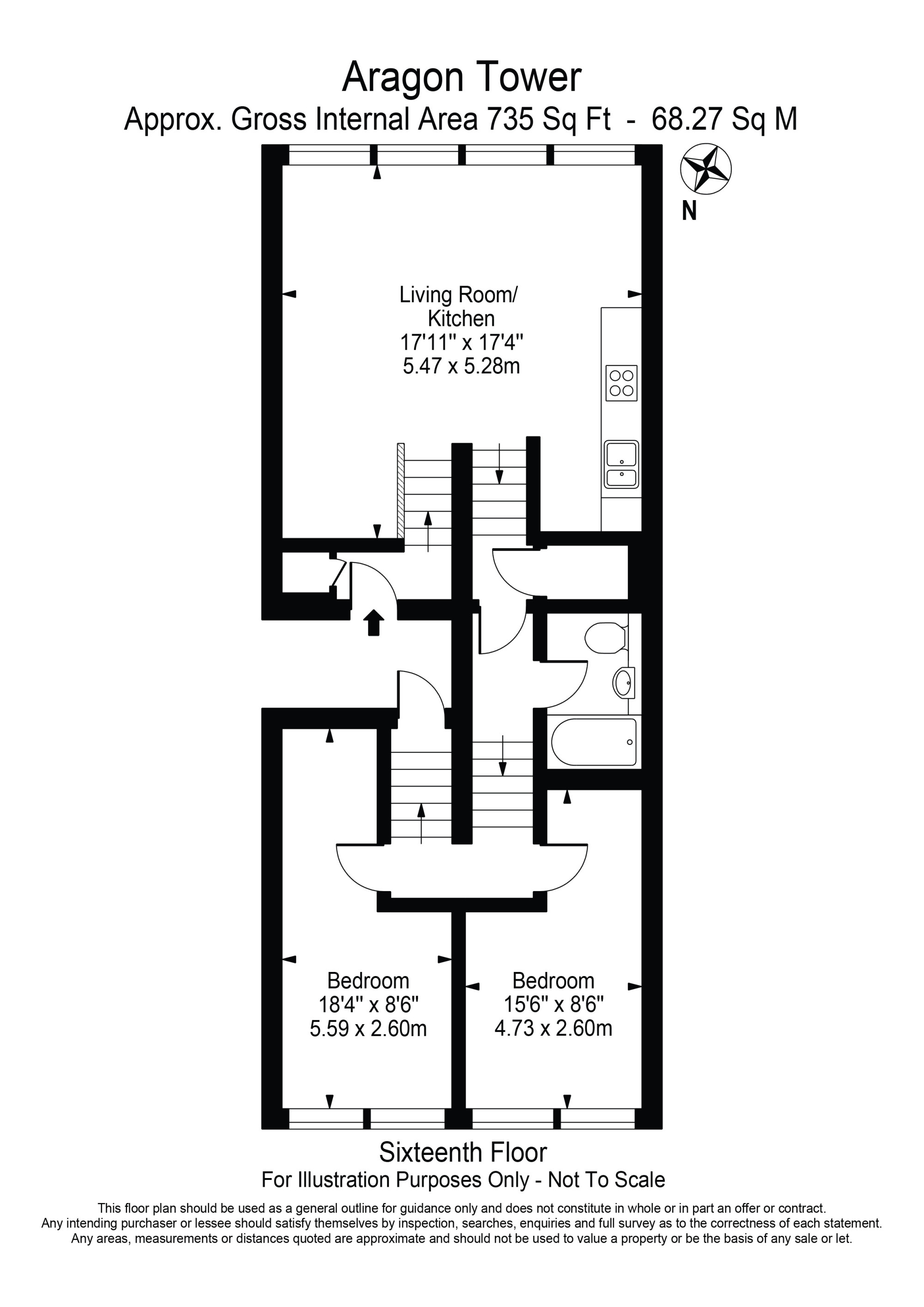 Aragon Tower, George Beard Road, London SE8, 2 bedroom flat for sale ...