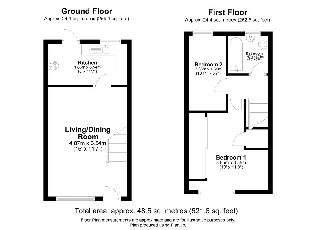 Raywood Close Harlington Hayes Ub3 2 Bedroom End Terrace House For