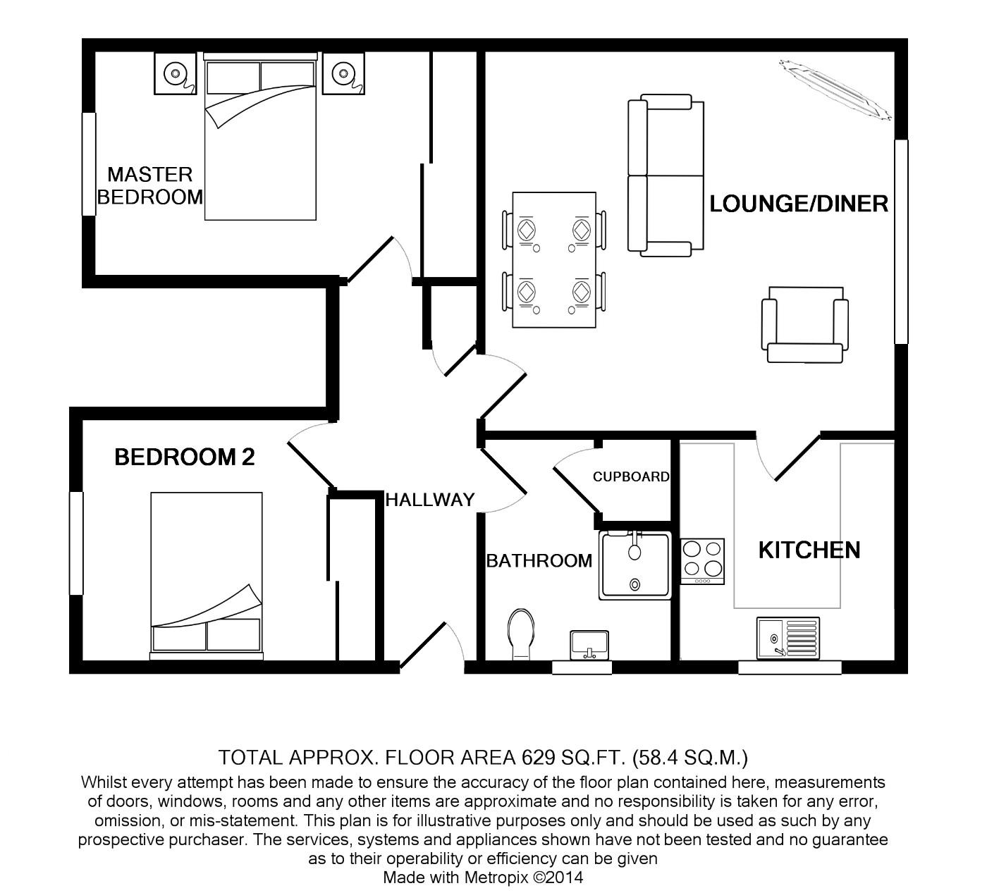 Magnaville Road, Thorley, Bishop's Stortford CM23, 2 bedroom maisonette ...