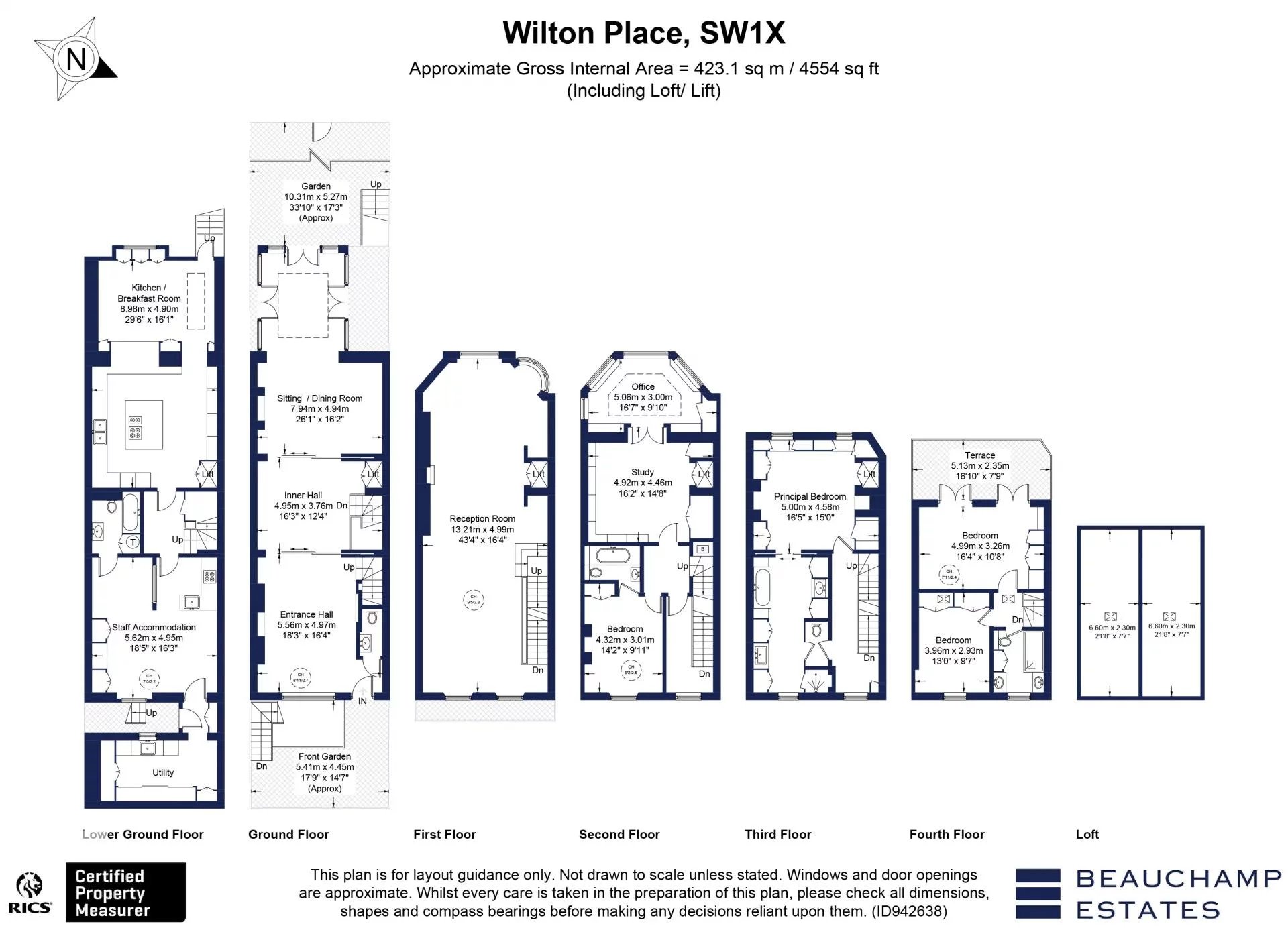 Wilton Place, Knightsbridge SW1X, 5 bedroom detached house for sale ...