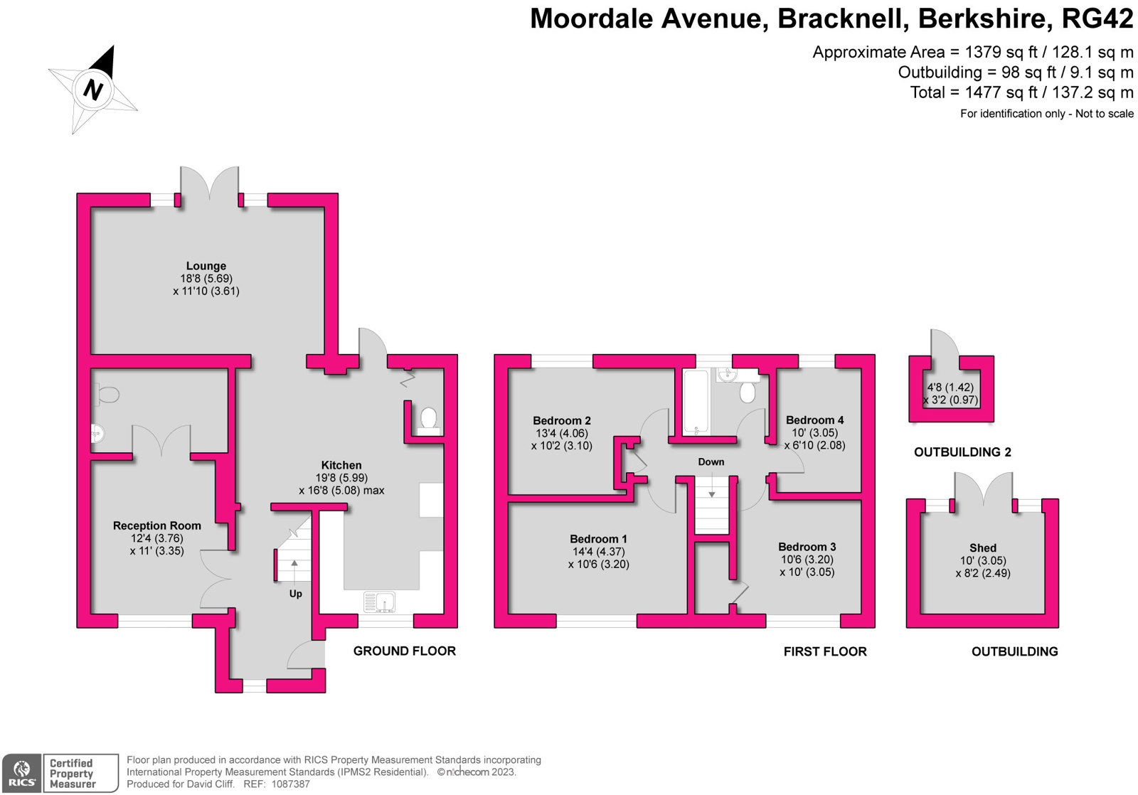 Moordale Avenue, Bracknell, Berkshire RG42, 4 bedroom terraced house ...