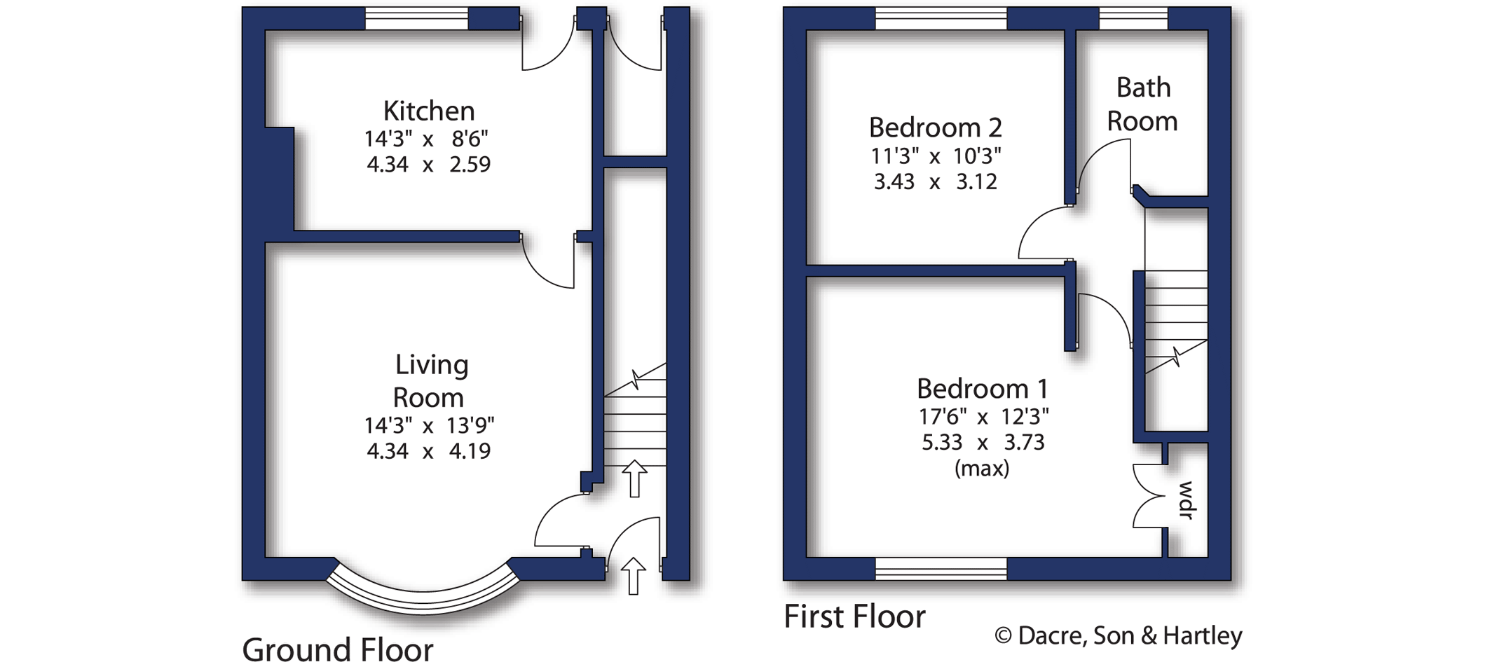 Springfield Road, Baildon, West Yorkshire BD17, 2 bedroom terraced ...