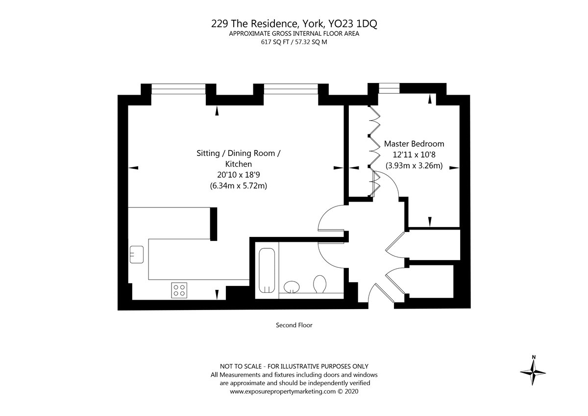 Free property report Apartment 229, The Residence, Bishopthorpe Road ...