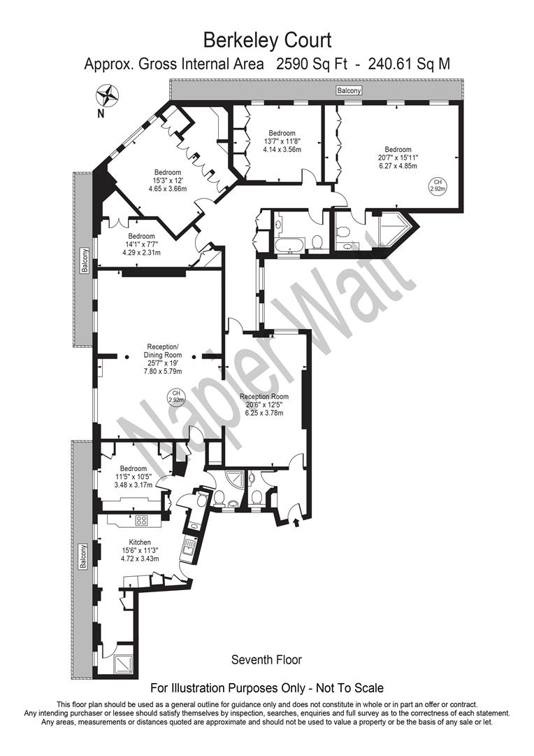 Berkeley Court, Marylebone Road, Marylebone NW1, 5 bedroom flat for ...
