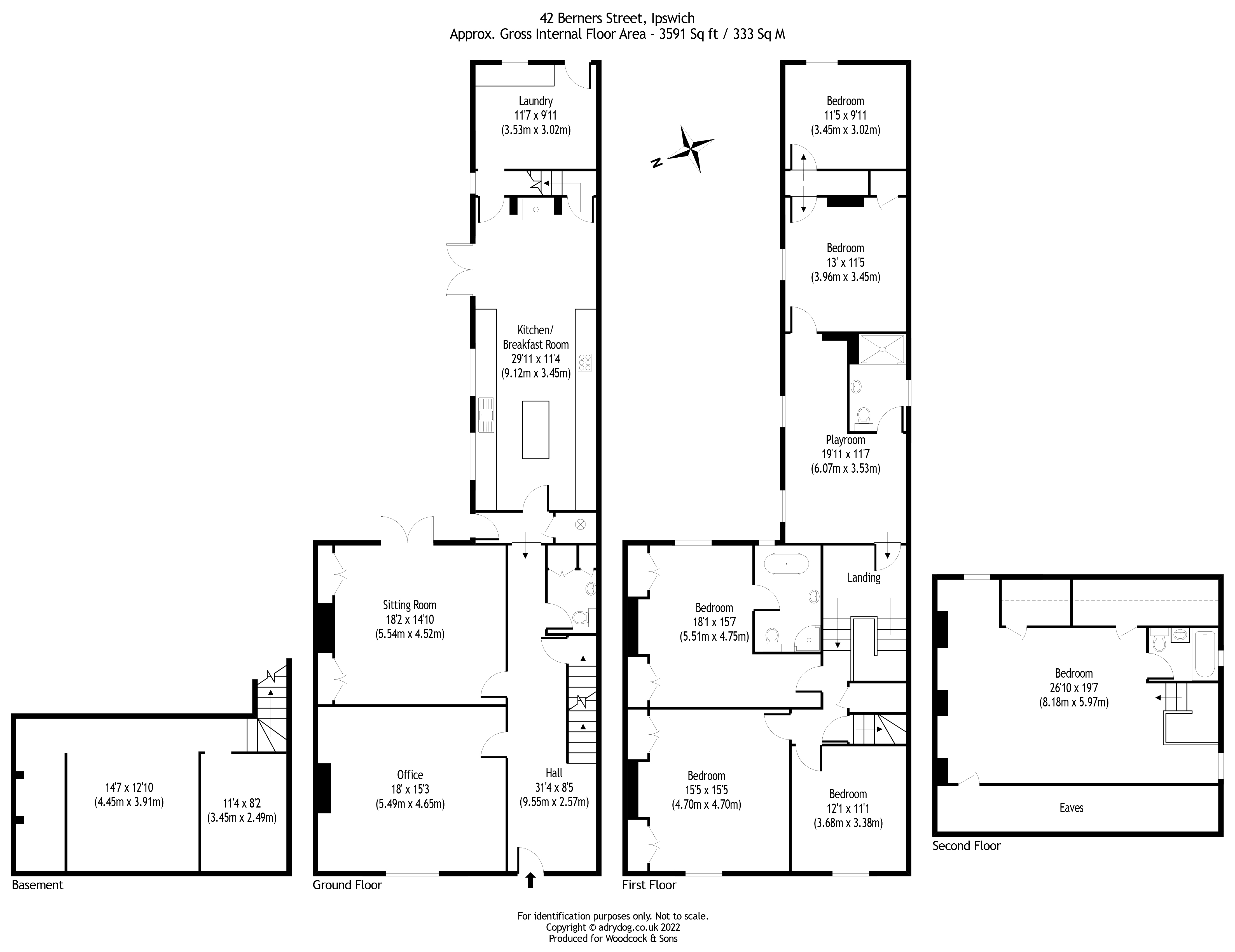 Berners Street, Ipswich IP1, 6 bedroom semi-detached house for sale ...