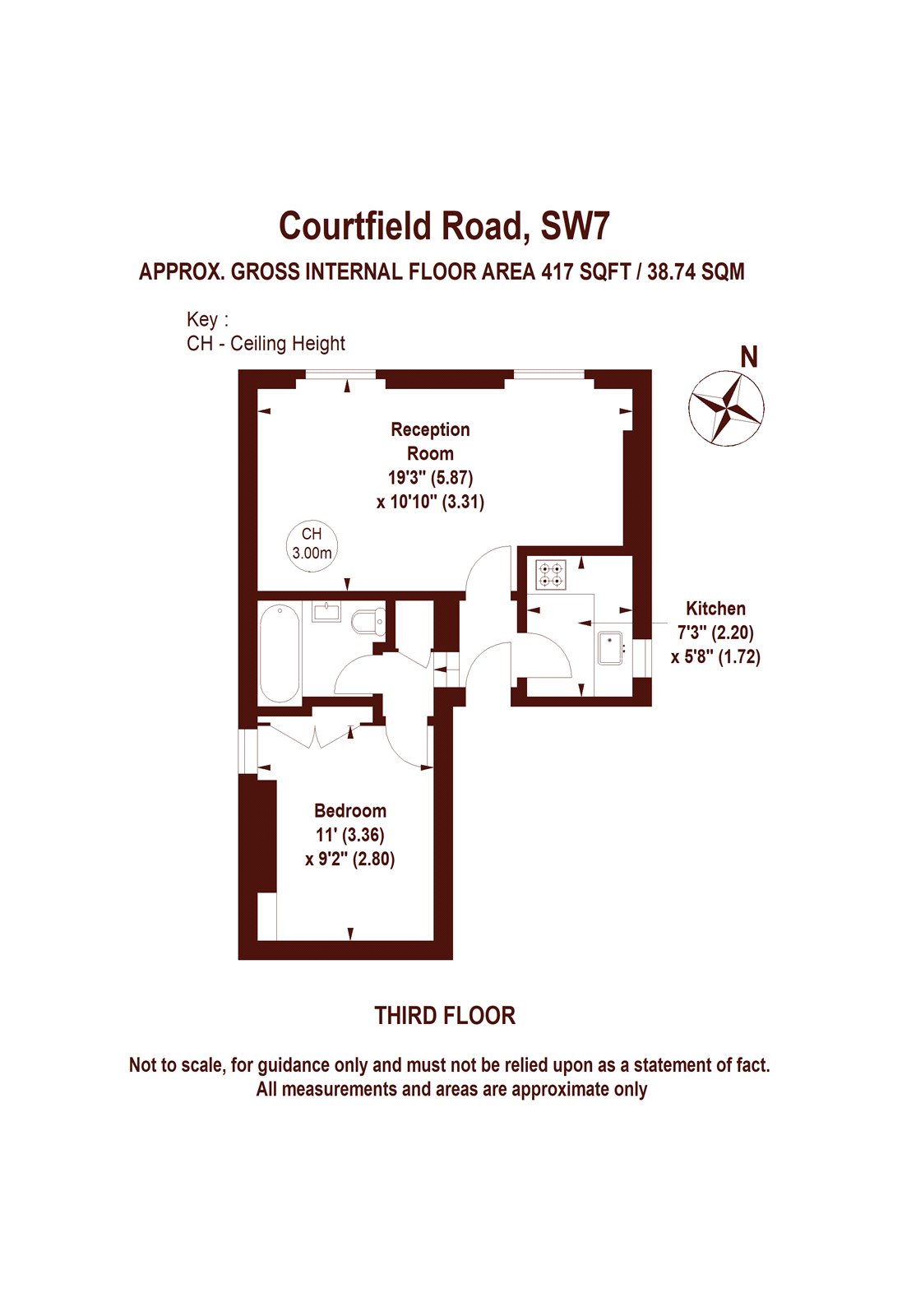 Courtfield Road, London SW7, 1 bedroom flat for sale - 64633526 ...