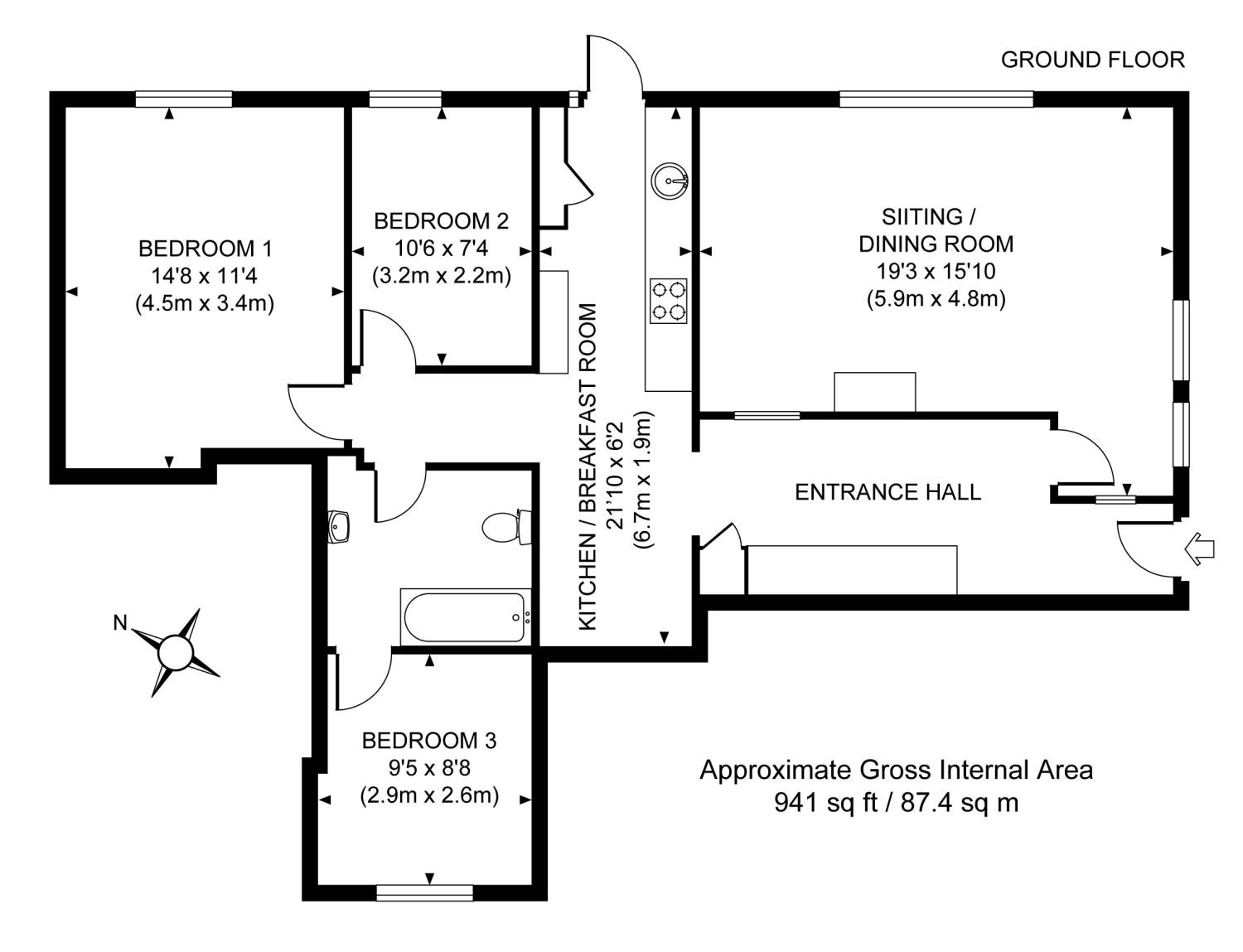 Free property report 3 Withdean Hall, The Approach, Brighton, BN1 6WN ...