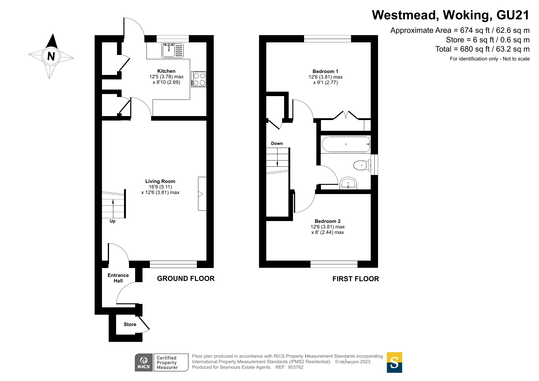 Woking Surrey Gu21 2 Bedroom End Terrace House For Sale 64133549