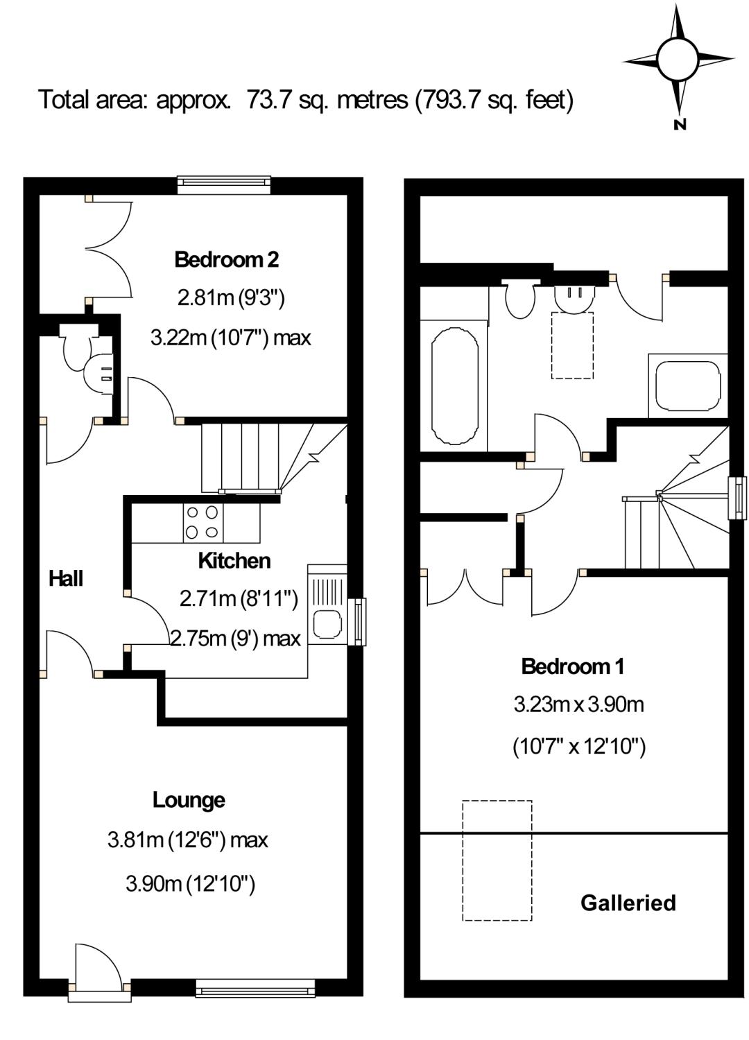 St Johns Woking Surrey Gu21 2 Bedroom End Terrace House For Sale