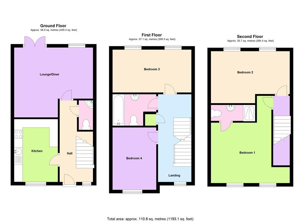 Sotherby Drive, Cheltenham GL51, 4 bedroom end terrace house to rent ...