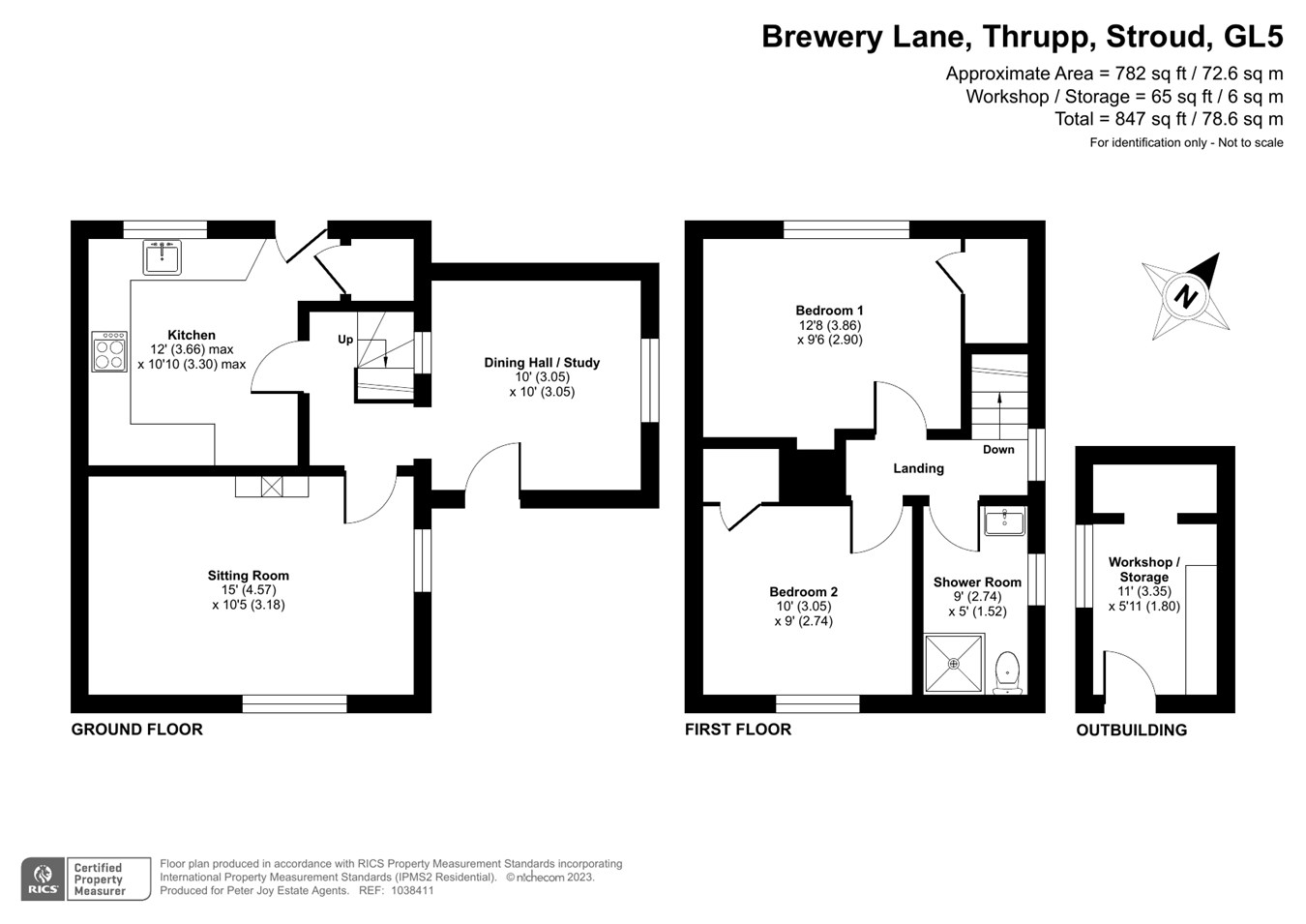 Free property report 2 Spring Cottages, Brewery Lane, Thrupp, Stroud ...