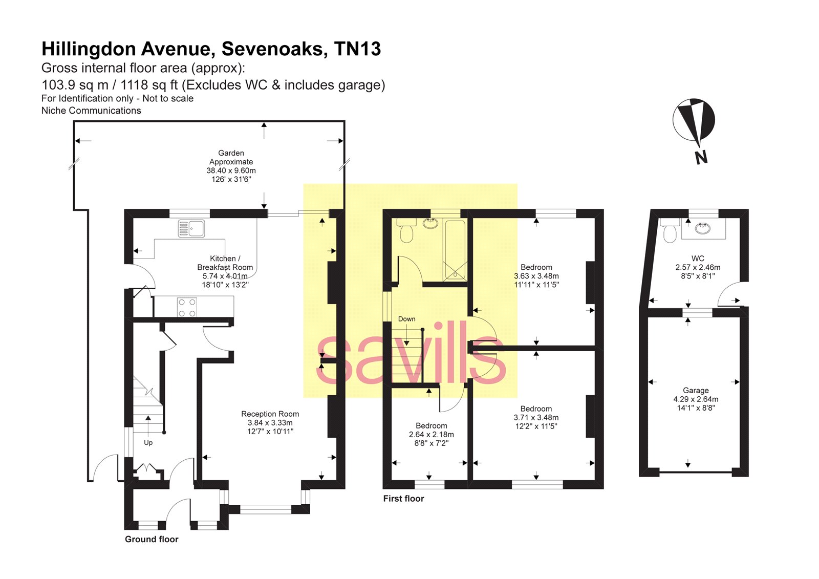 Hillingdon Avenue, Sevenoaks, Kent TN13, 3 bedroom semi-detached house to rent - 64384976 ...