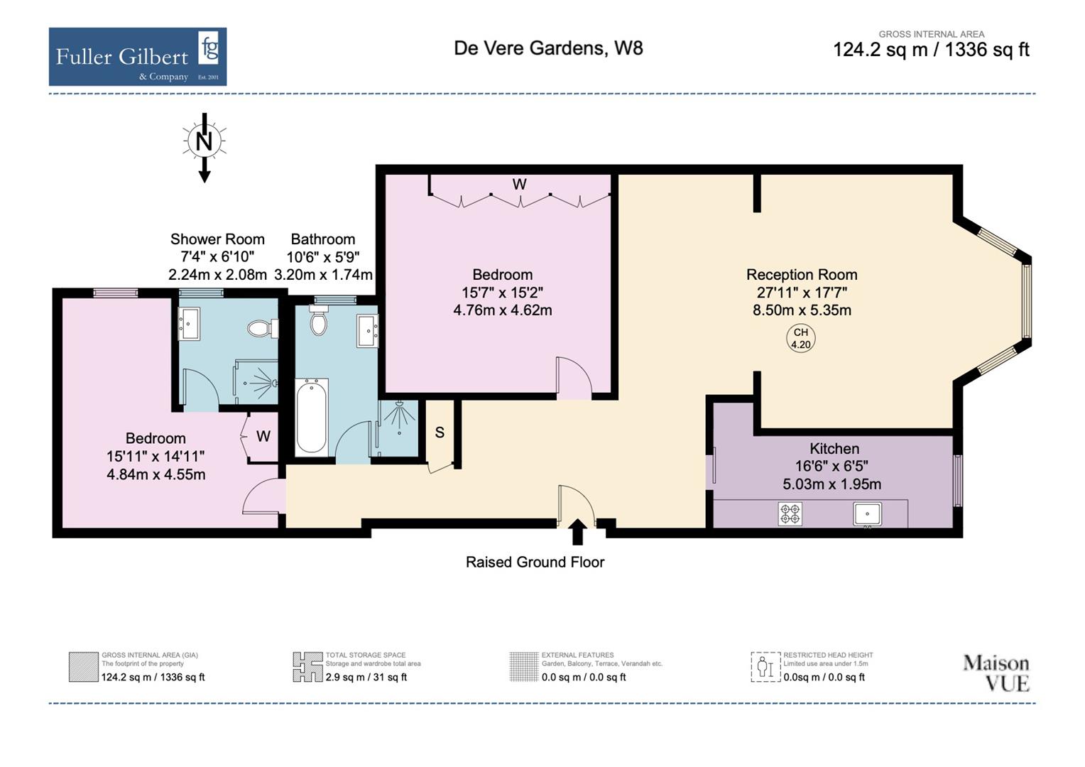 De Vere Gardens, South Kesington W8, 2 bedroom flat for sale - 68141167 ...
