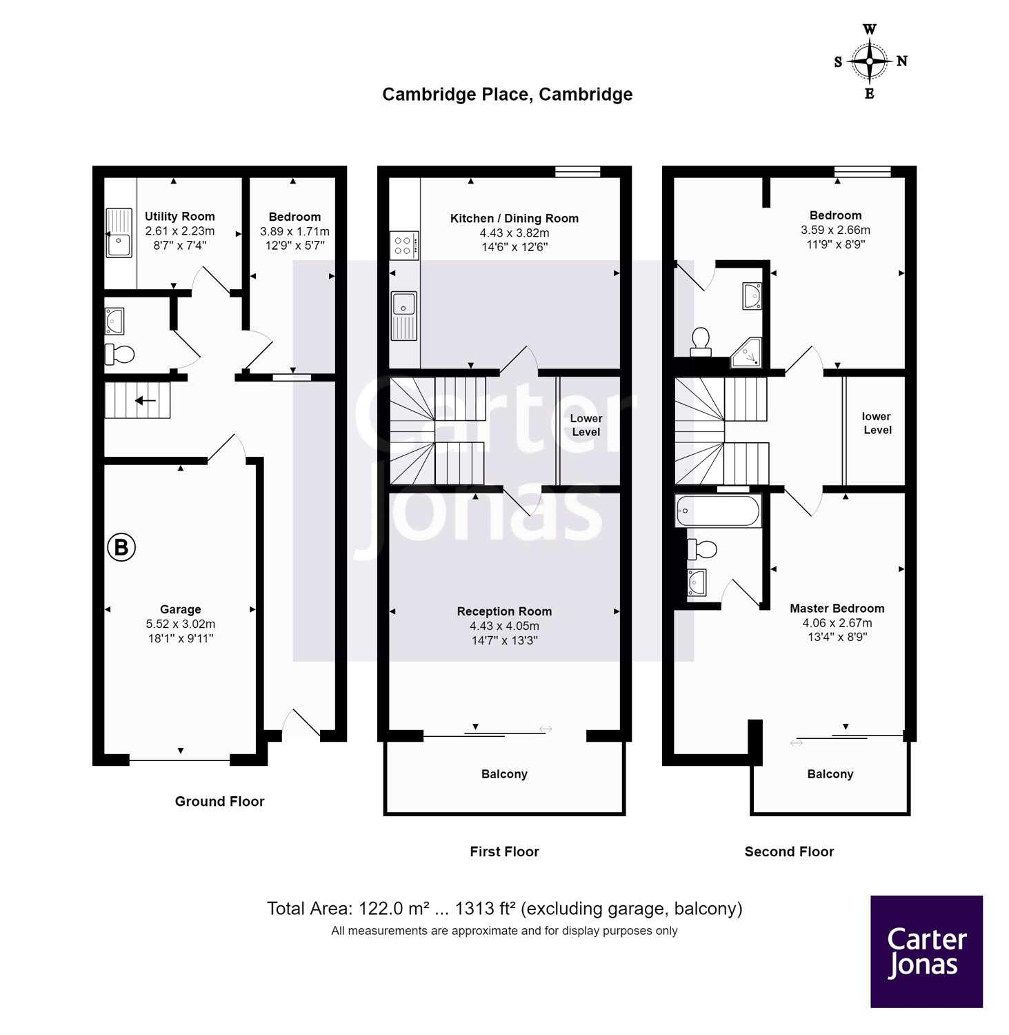 Cambridge Place, Cambridge CB2, 3 bedroom terraced house for sale ...