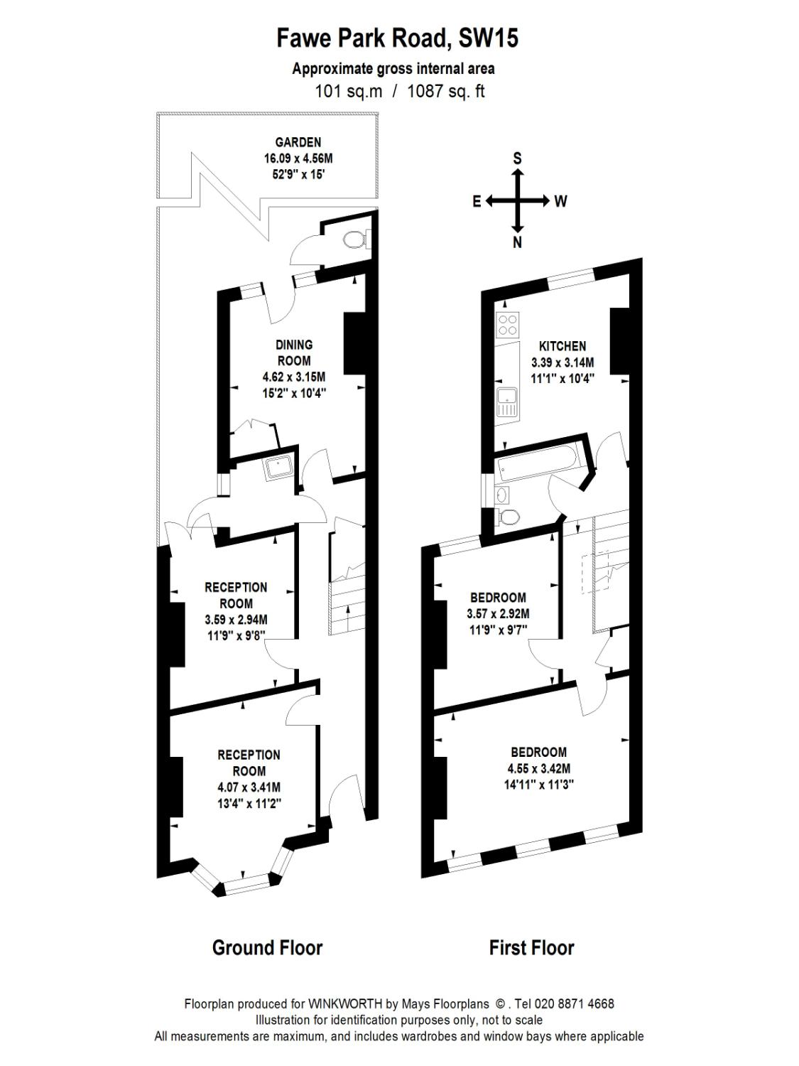 Free property report 54, Fawe Park Road, London, SW15 2EA - Chimnie