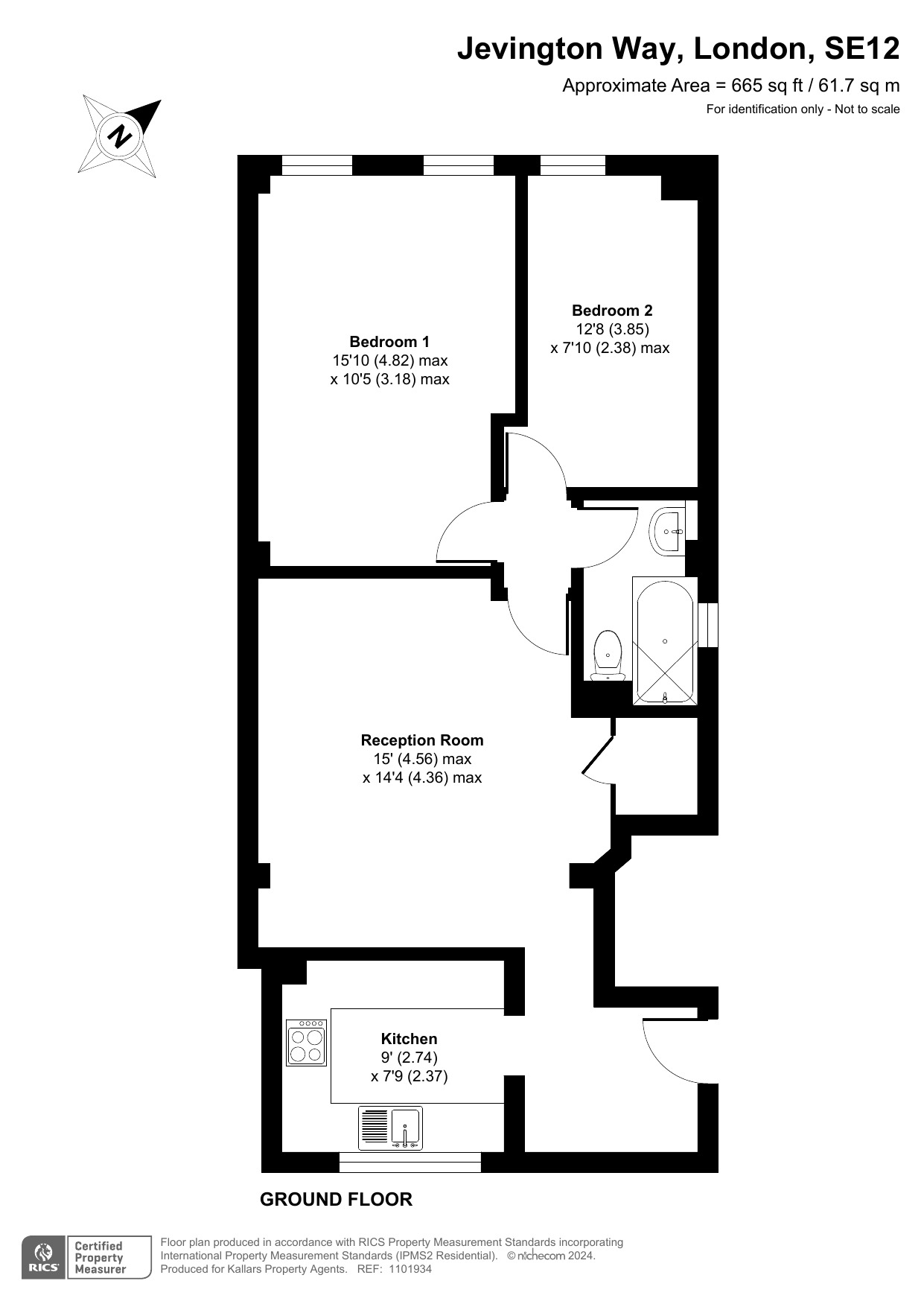 Jevington Way, London SE12, 2 bedroom flat for sale - 66891476 ...