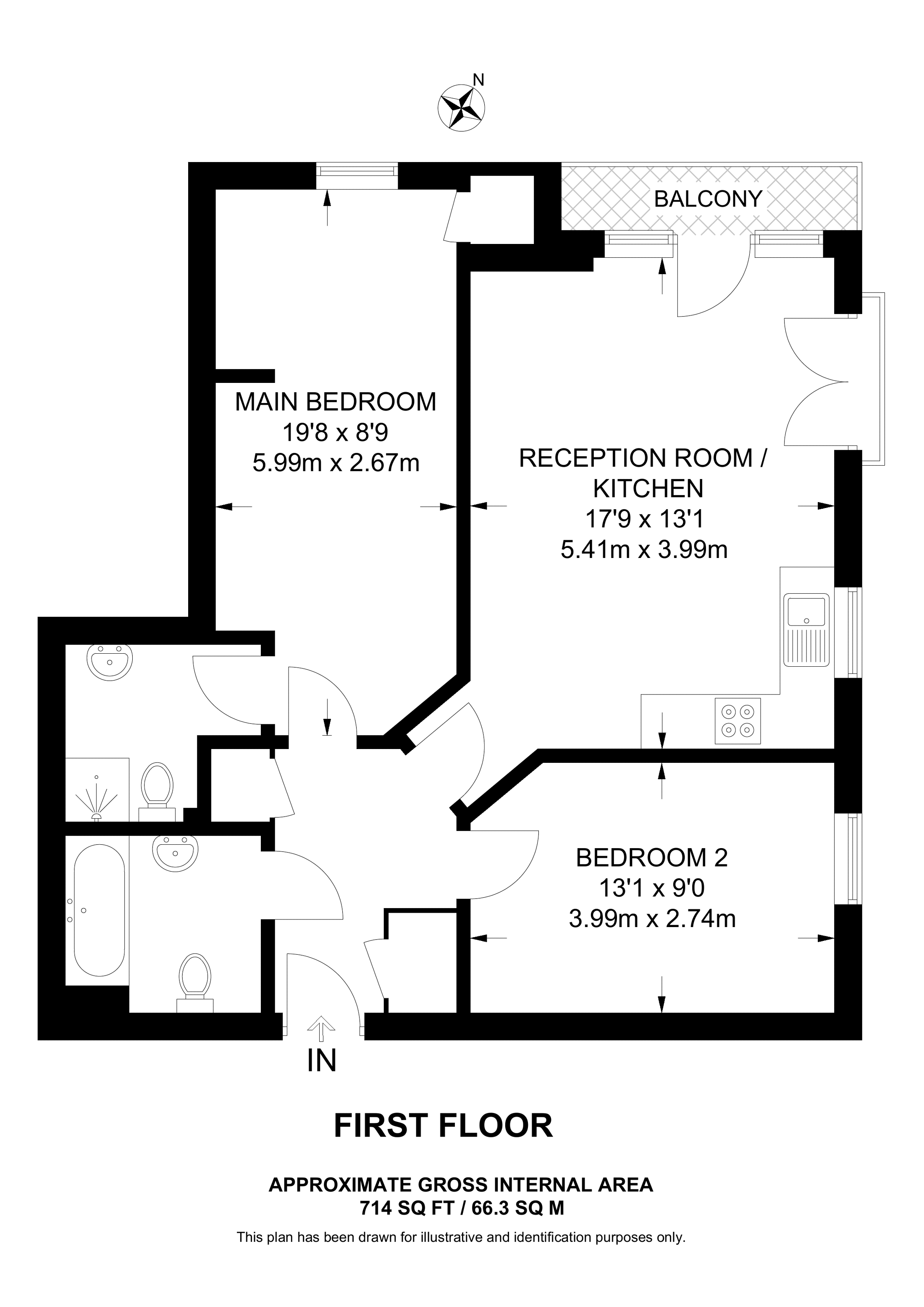 Mercer Court, Candle Street, Stepney, London E1, 2 bedroom flat for ...