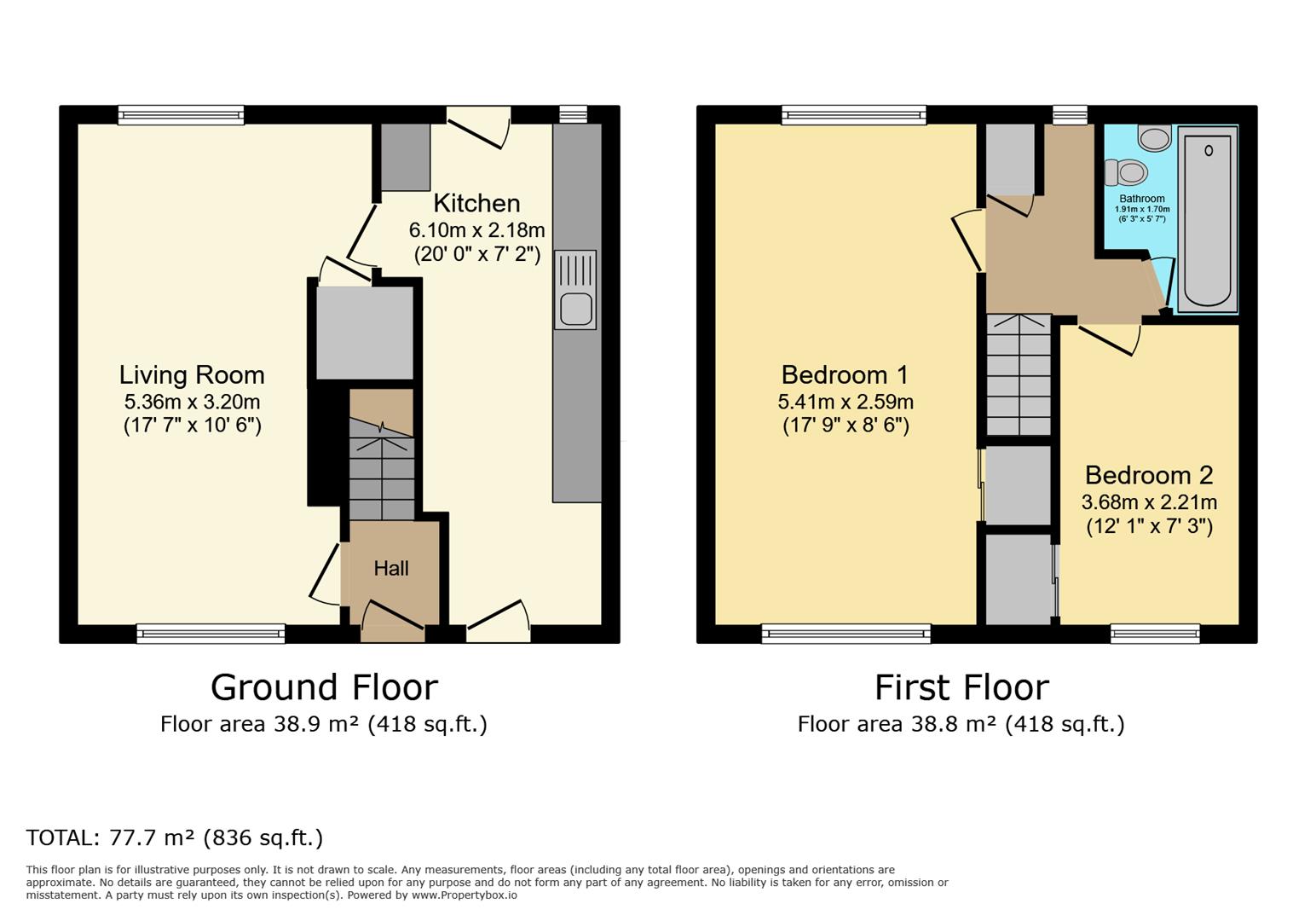 Torridge Road, Chivenor, Barnstaple EX31, 2 bedroom end terrace house ...