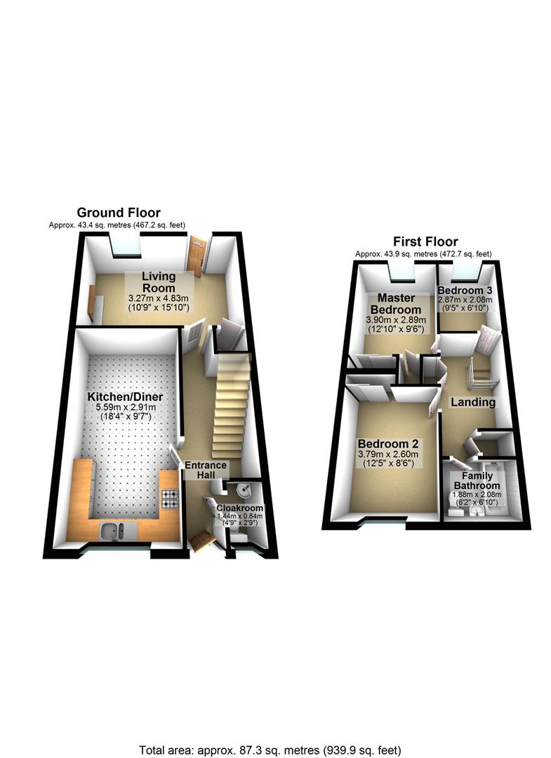 3 bed end terrace house for sale in Freston, Peterborough PE4 - Zoopla
