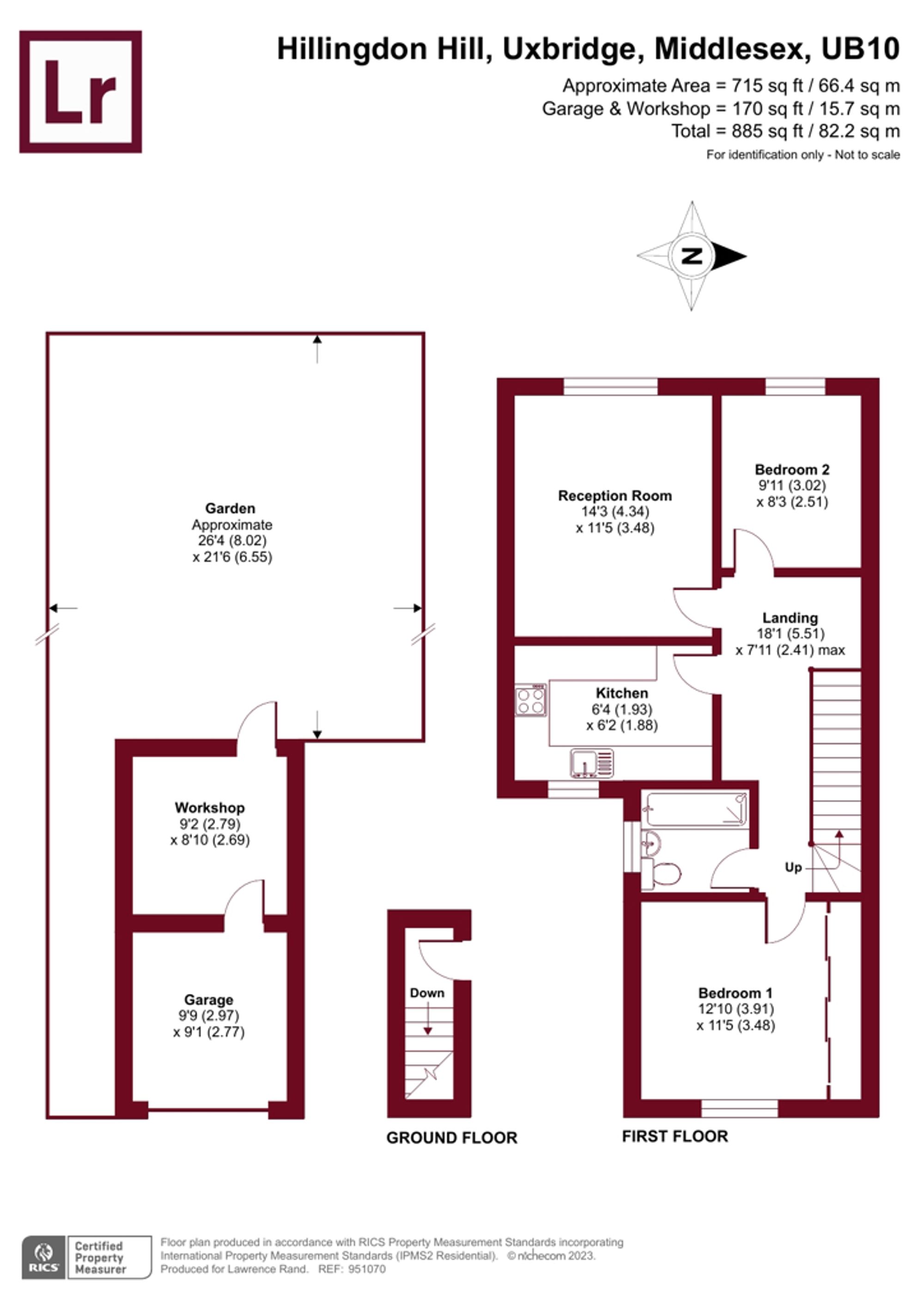 Hillingdon Hill, Uxbridge UB10, 2 bedroom maisonette for sale ...