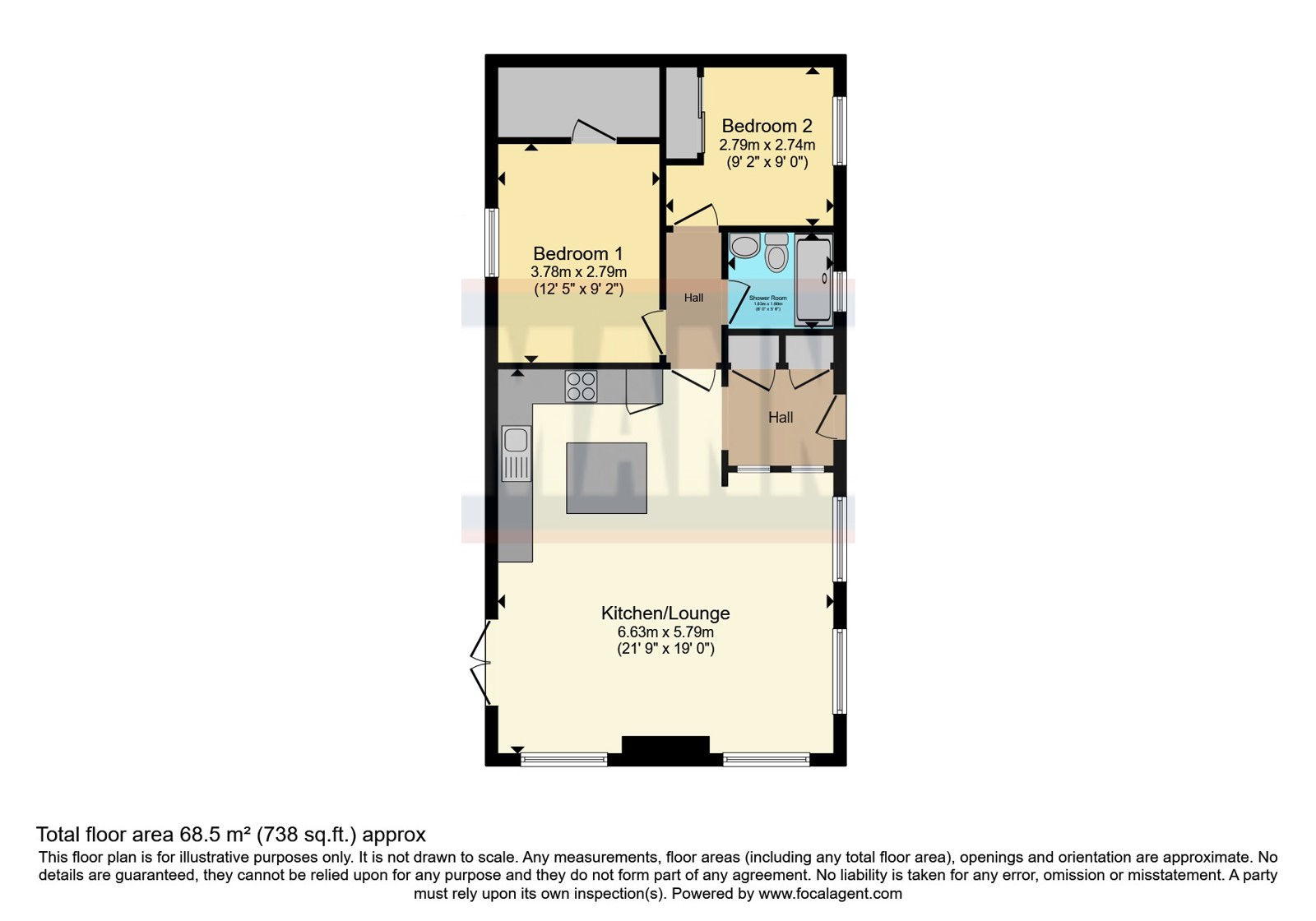 Kingsdown Meadow Residential Park, Sevenoaks, Kent TN15, 2 bedroom ...