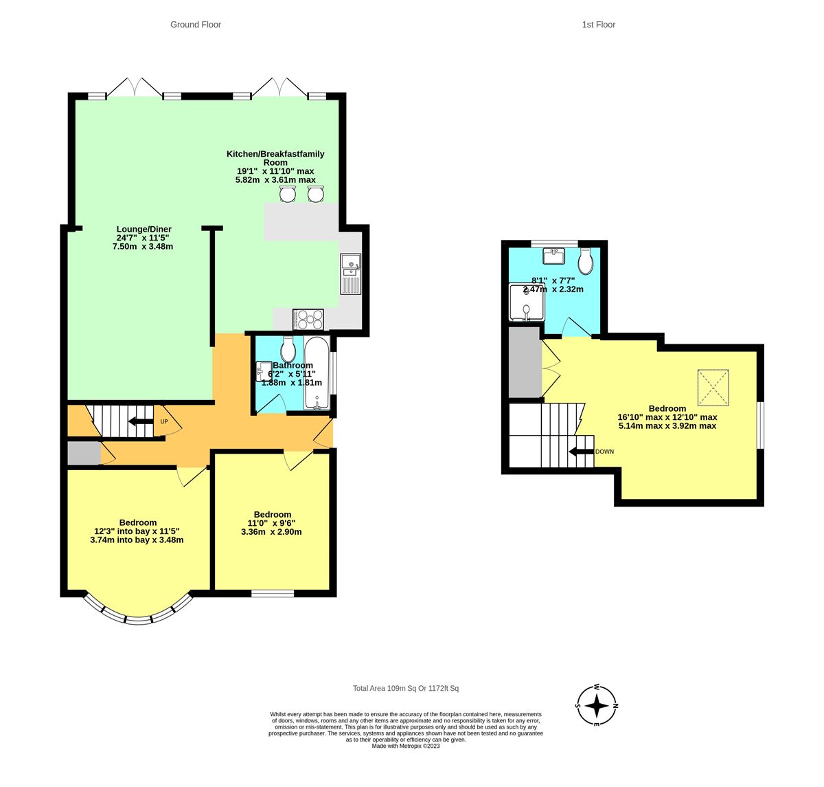 Manor Road, Tankerton, Whitstable CT5, 3 bedroom semi-detached bungalow ...
