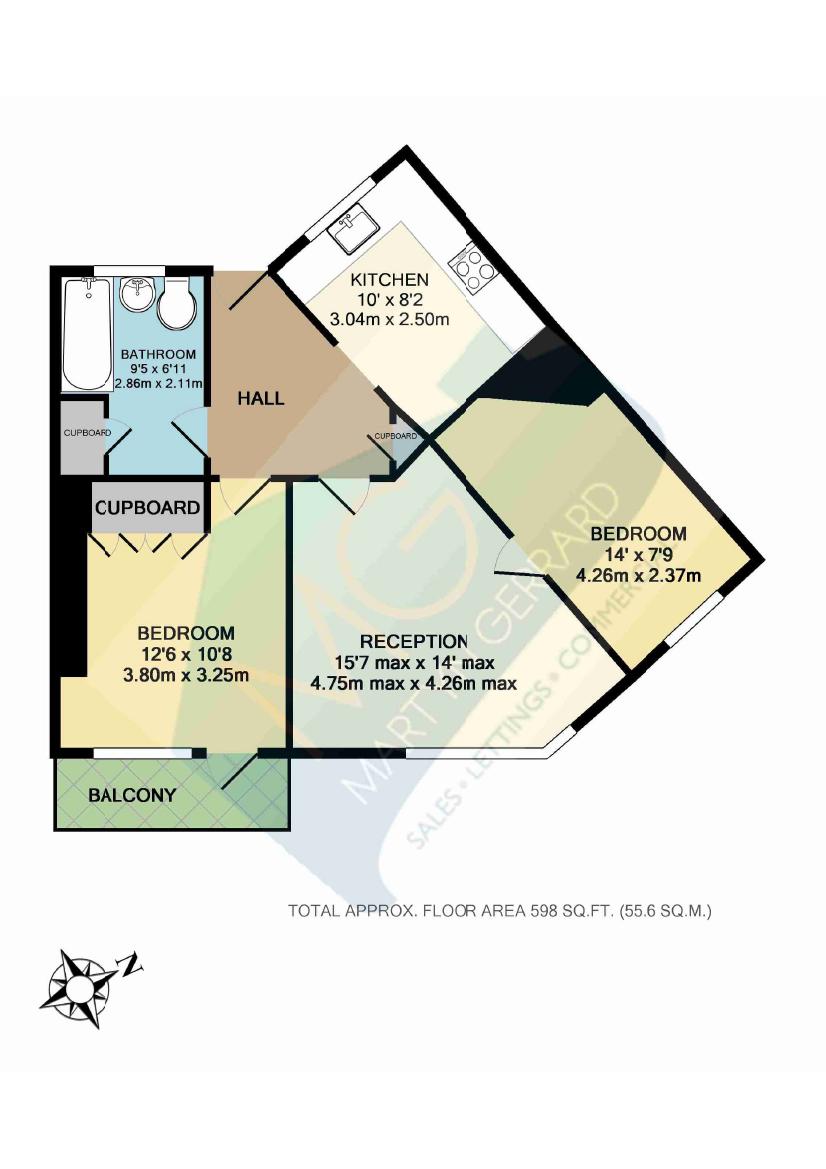 Brecknock Road Estate, Kentish Town, London N19, 2 bedroom flat to rent ...