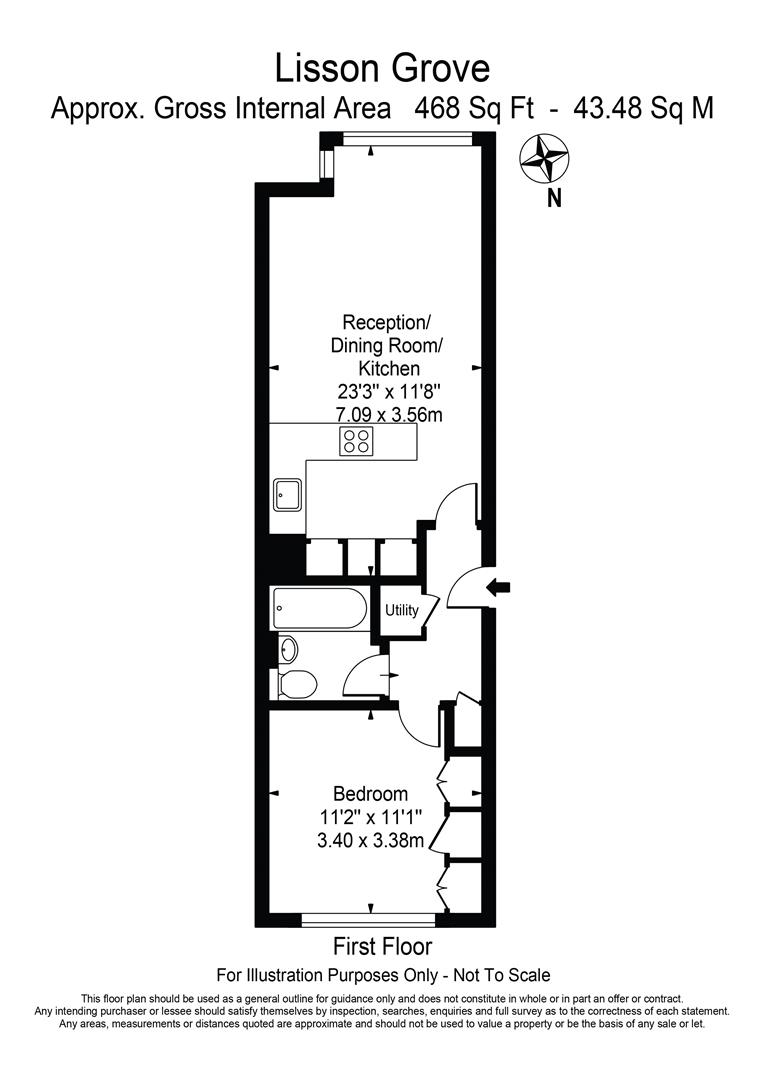 Lisson Grove, London NW1, 1 bedroom flat for sale - 68306934 ...