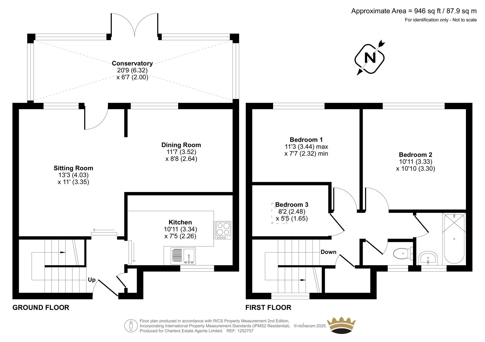 Orchard Close, Colden Common, Winchester, Hampshire SO21, 3 bedroom ...