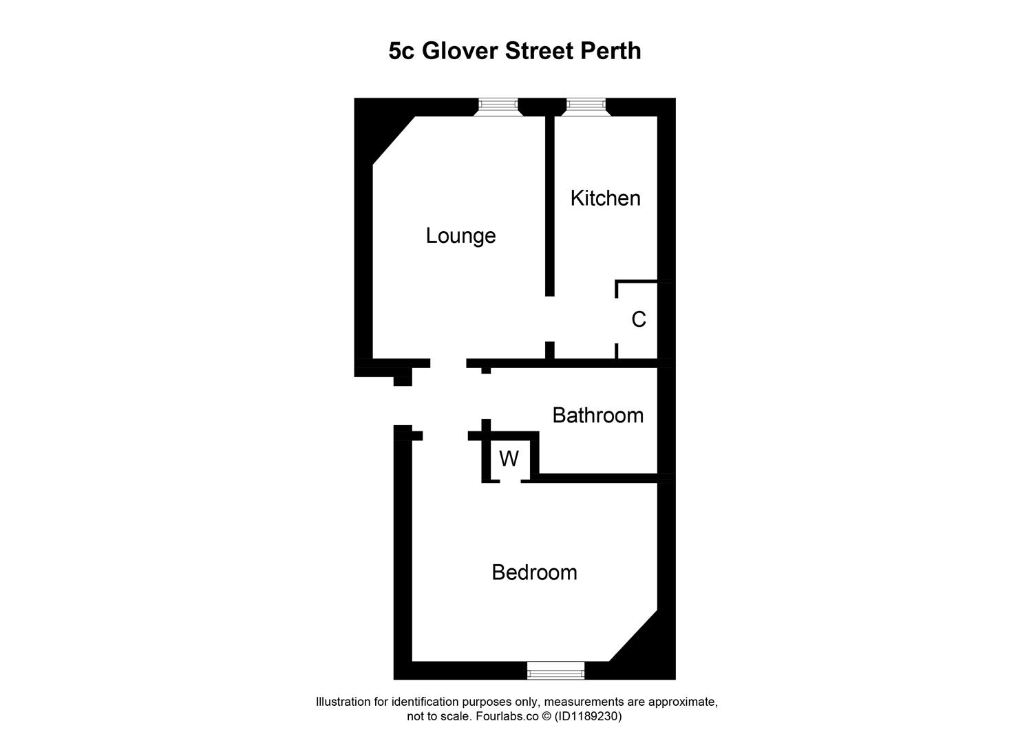 Glover Street, Perth PH2, 1 bedroom flat for sale - 69946653 ...