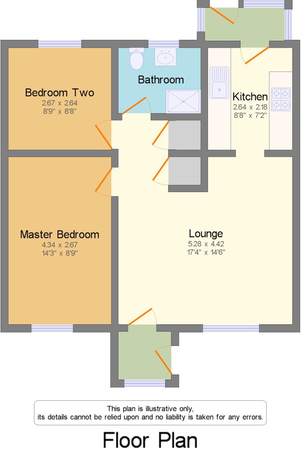 2 bed bungalow for sale in Northwell Place, Northwell Pool Road ...