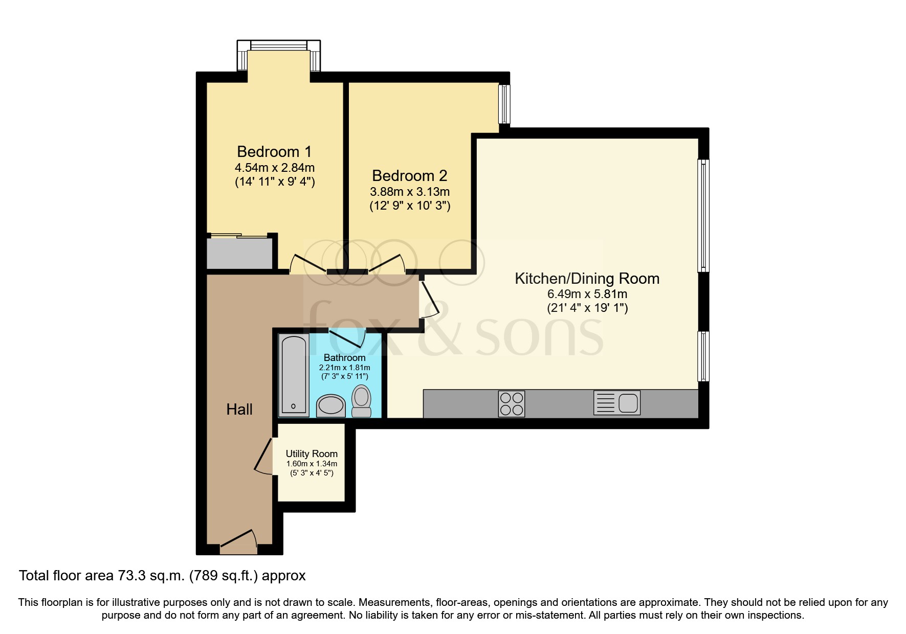 The Nurseries, Lewes BN7, 2 bedroom flat for sale - 61353756 ...