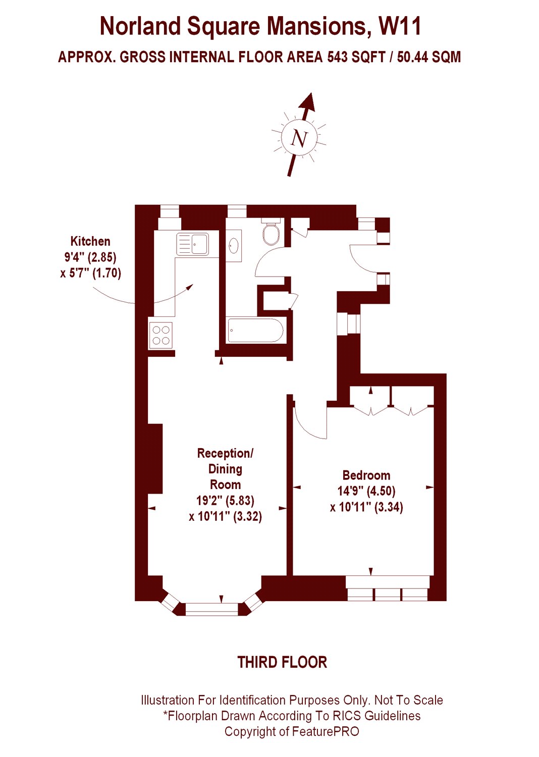 Norland Square, London W11, 1 bedroom flat for sale - 68077103 ...
