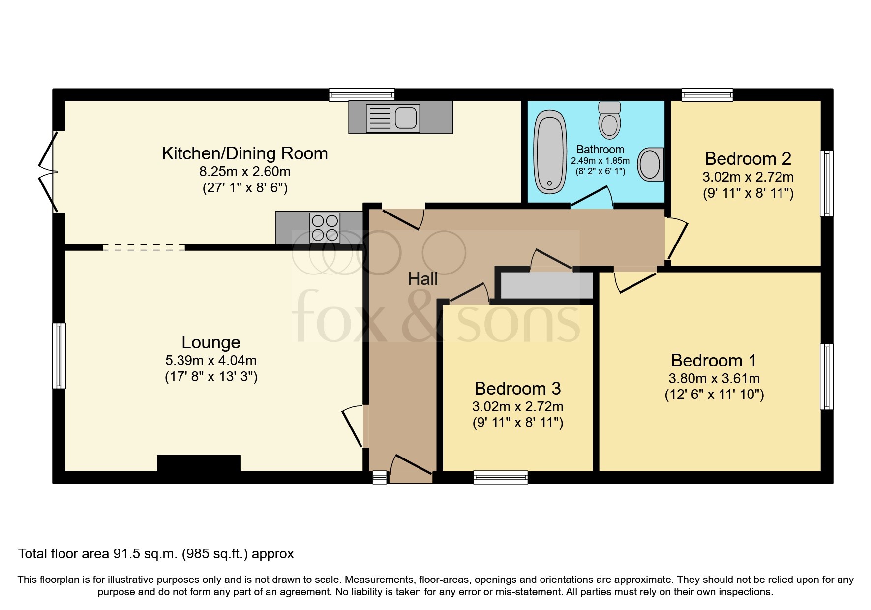 Seven Sisters Road, Willingdon, Eastbourne BN22, 3 bedroom detached ...