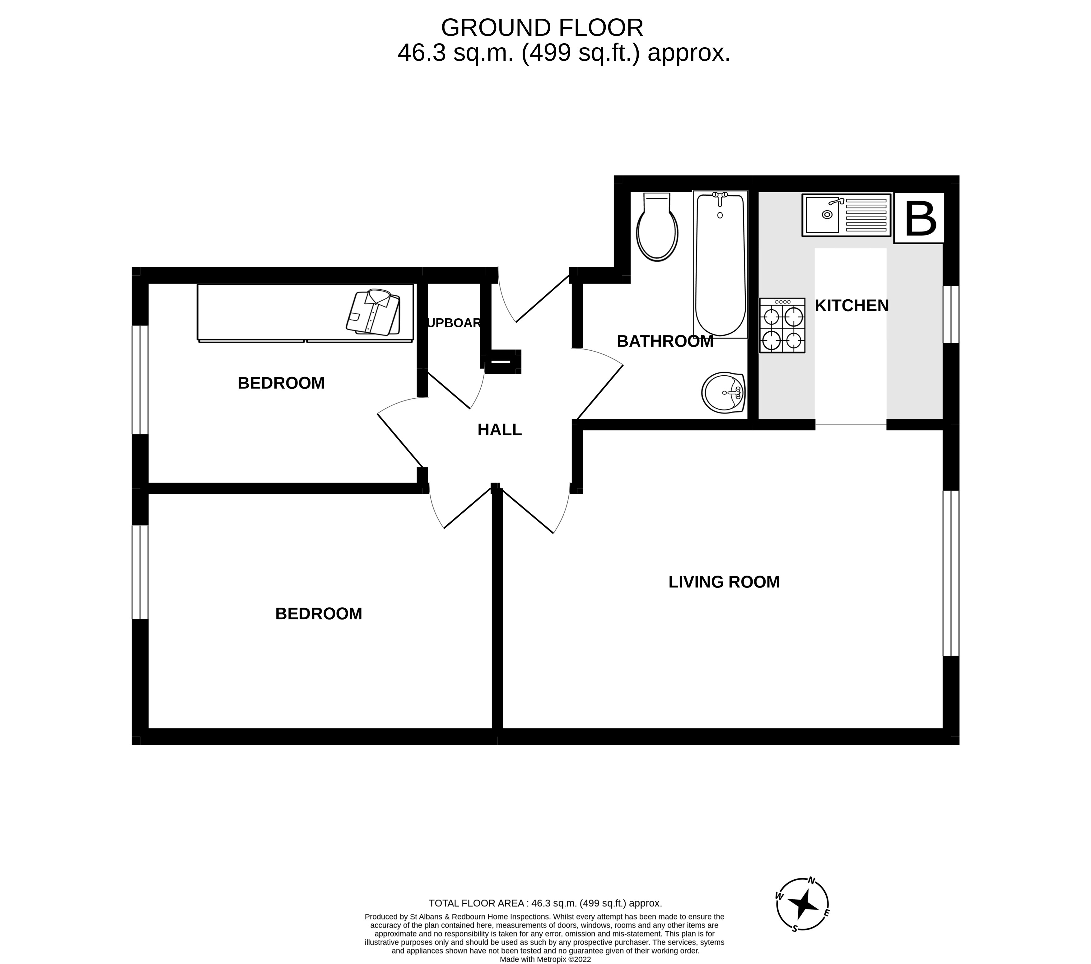 Sandridge Court, Twyford Road, St. Albans AL4, 2 bedroom flat for sale ...