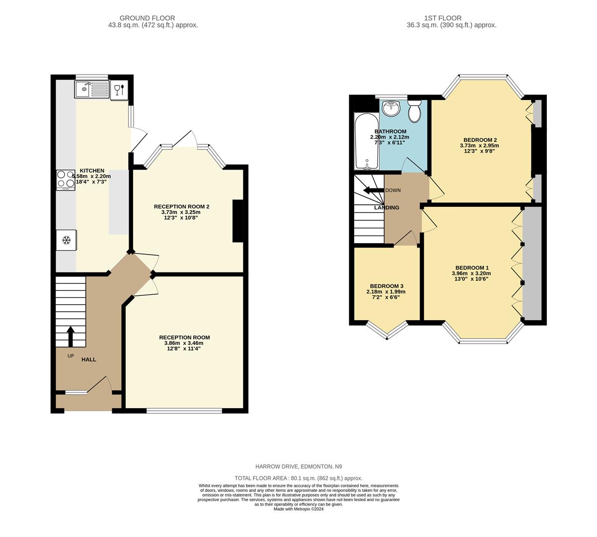 Harrow Drive, Edmonton N9, 3 bedroom terraced house for sale - 67689730 ...