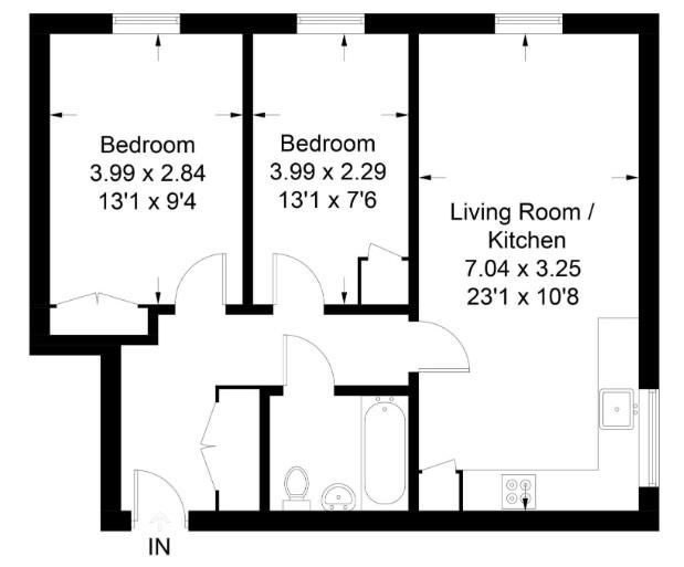 Plimsoll Way, Hull HU9, 2 bedroom flat for sale - 70084395 | PrimeLocation