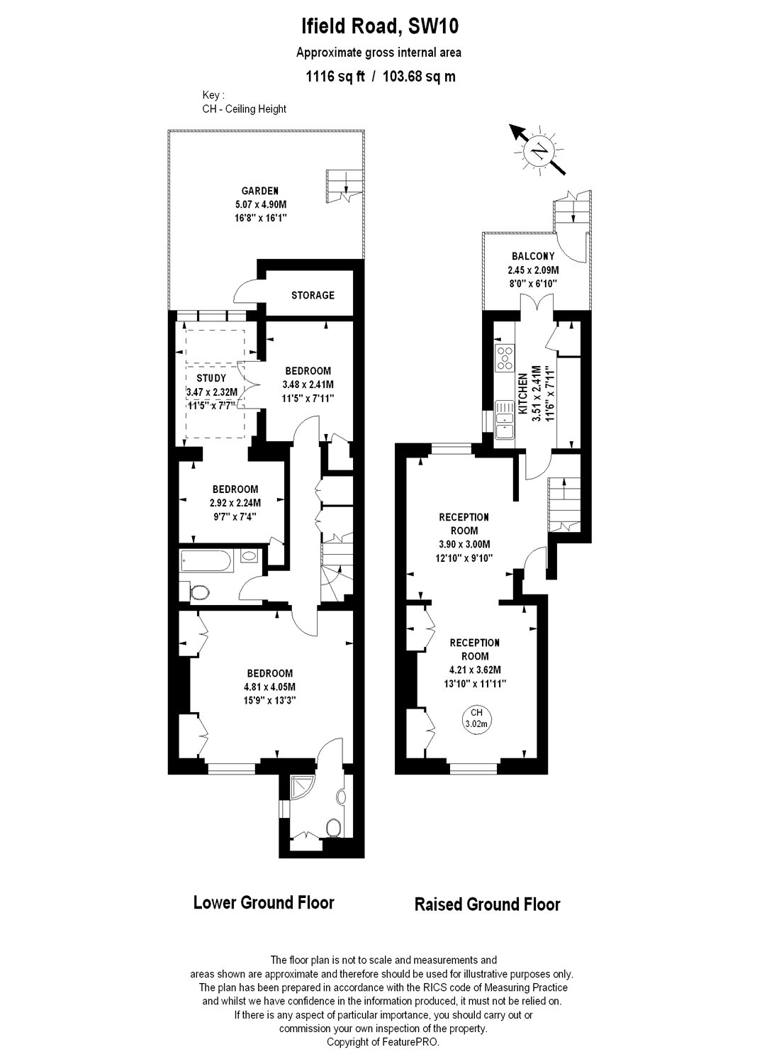 Ifield Road, Chelsea SW10, 3 bedroom flat for sale - 65217900 ...