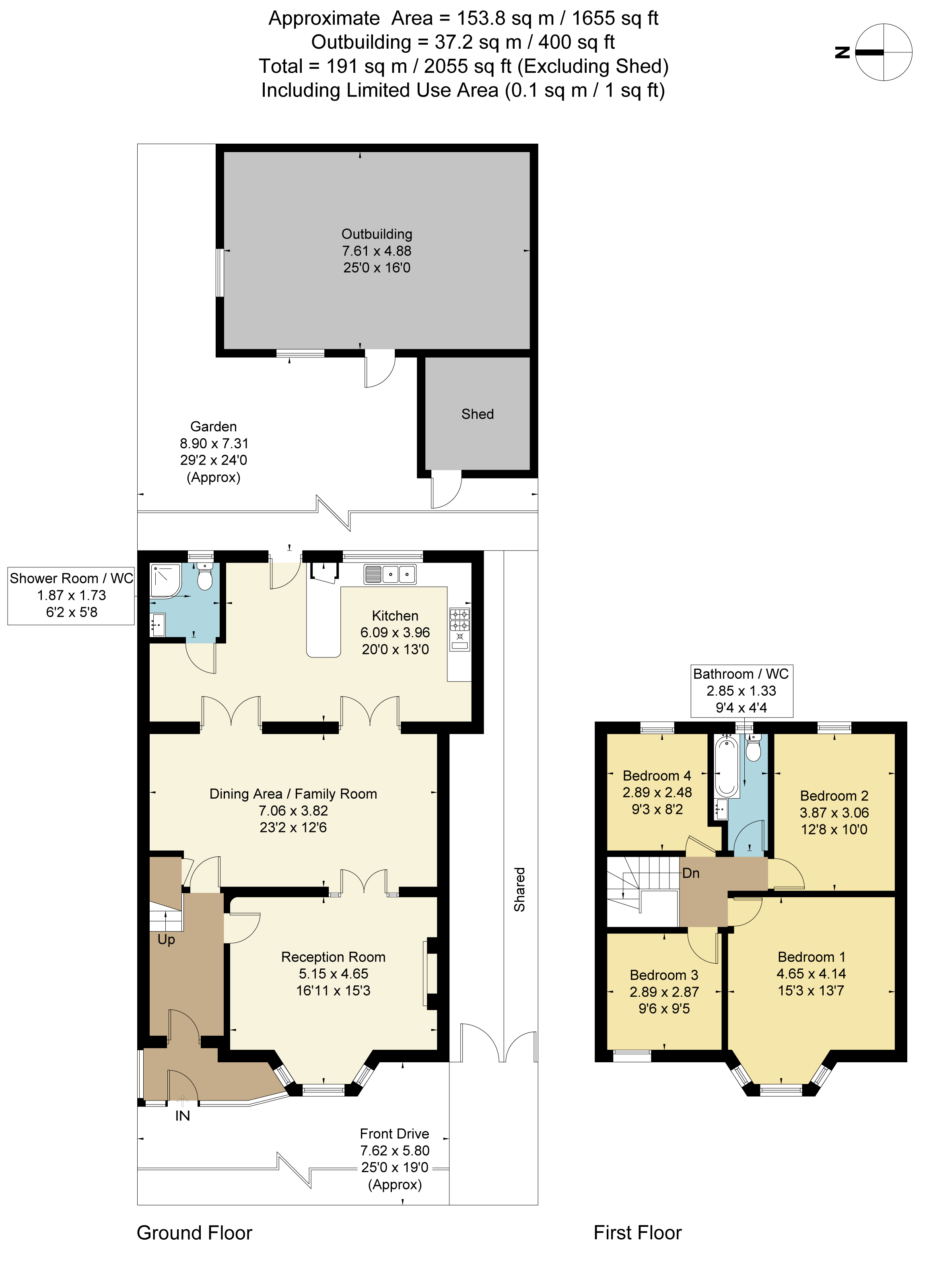 Blythswood Road, Goodmayes, Ilford, Essex IG3, 4 bedroom end terrace ...