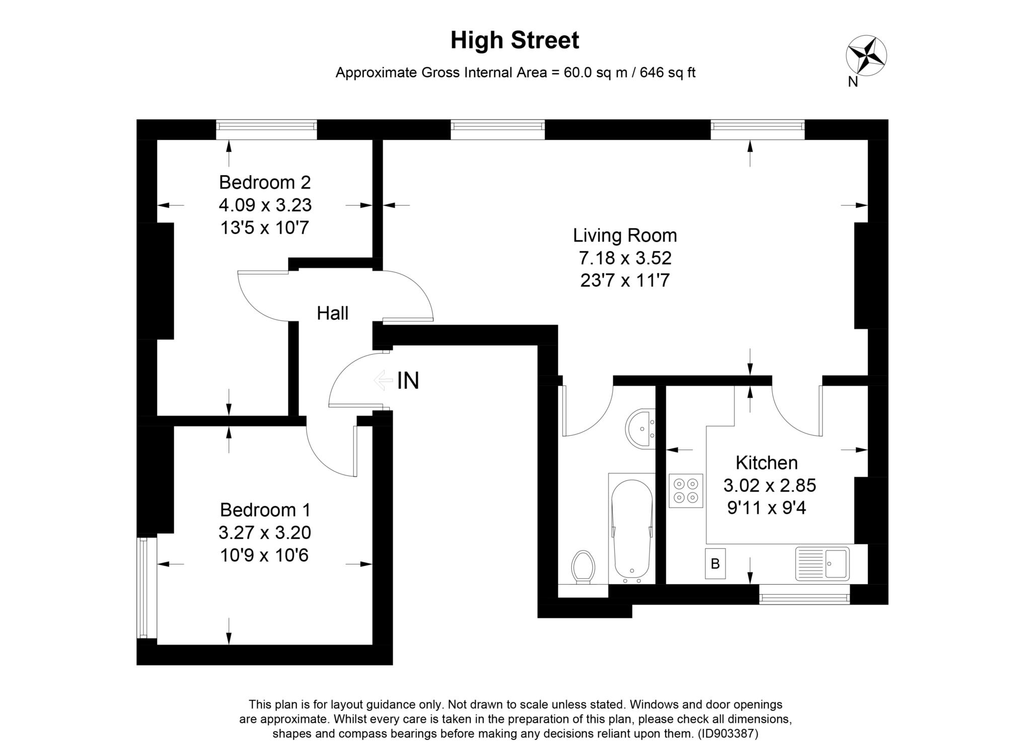 High Street, Tring HP23, 2 bedroom flat for sale - 62540031 | PrimeLocation