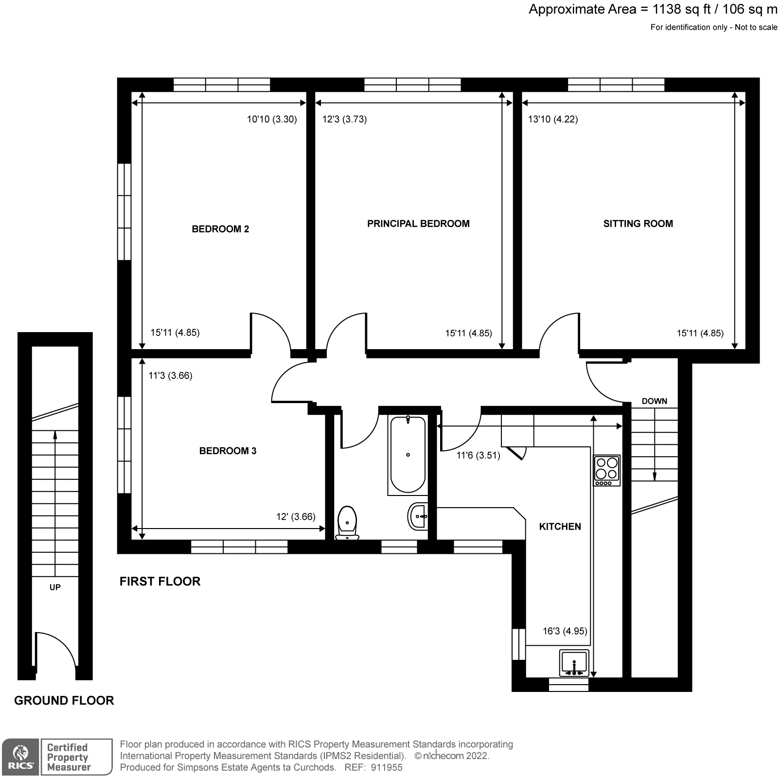 Free property report Flat 2, Tudor House, Old Heath Road, Weybridge ...