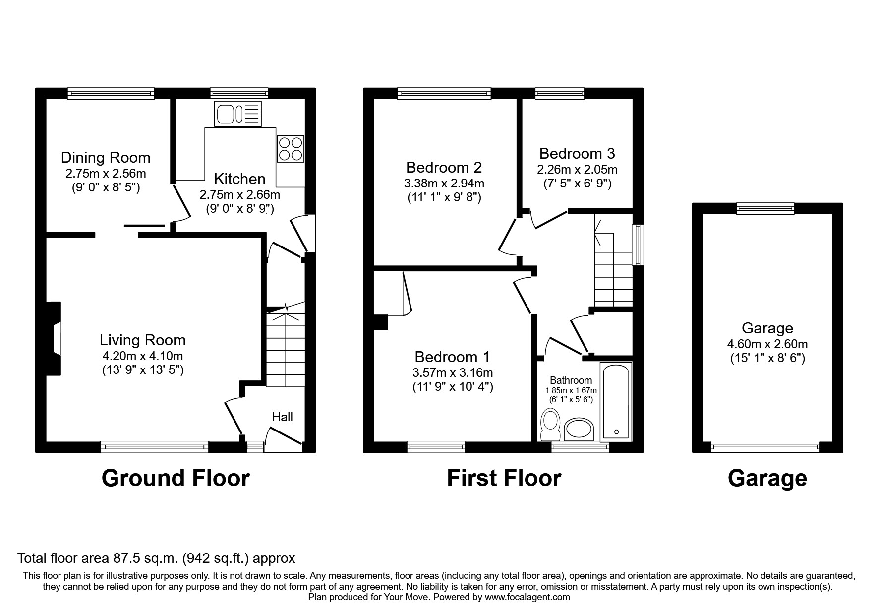 Wordsworth Road, Whitehaven, Cumbria CA28, 3 bedroom semi-detached ...