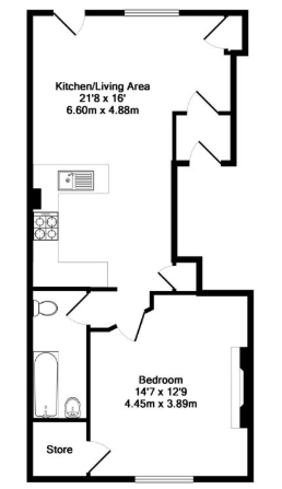 Magdalen Street, Exeter EX2, 1 bedroom flat for sale - 69151831 ...