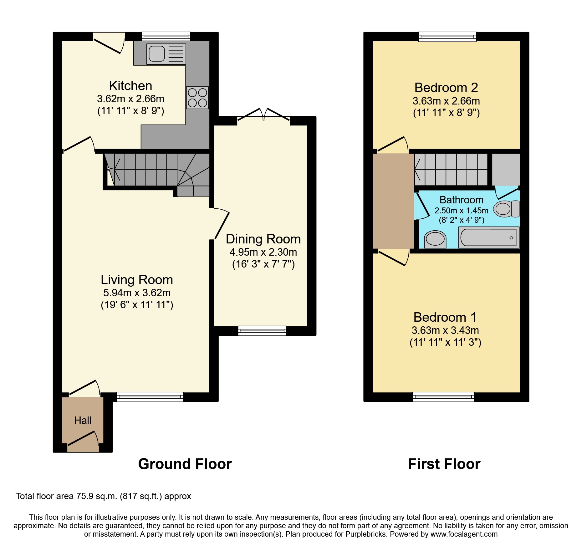Dickens Court, Newthorpe, Nottingham NG16, 2 bedroom semi-detached ...