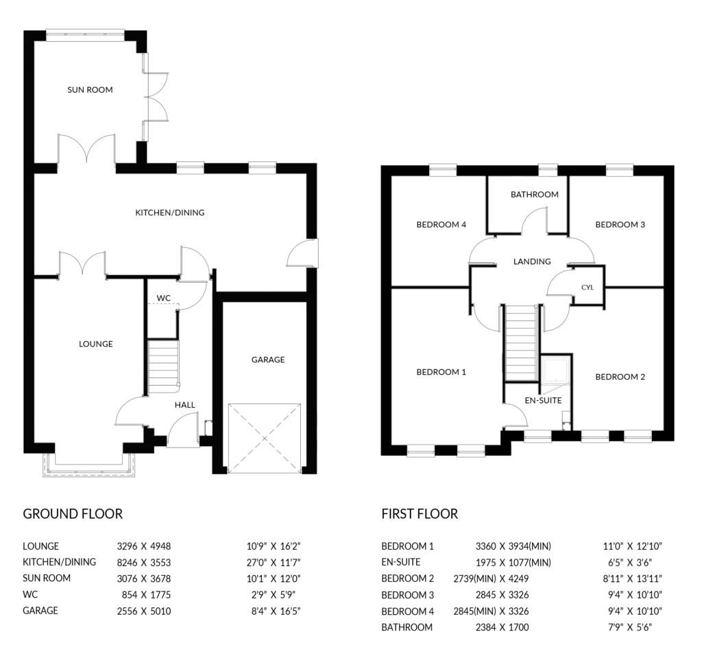 Plot 28, The Amber, Saxon Park, Branston, Lincoln LN4, 4 bedroom ...